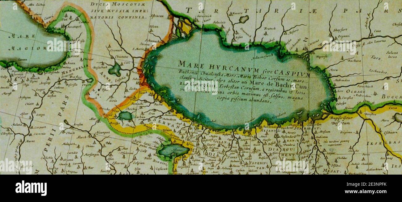 Janssonius map hi-res stock photography and images - Alamy