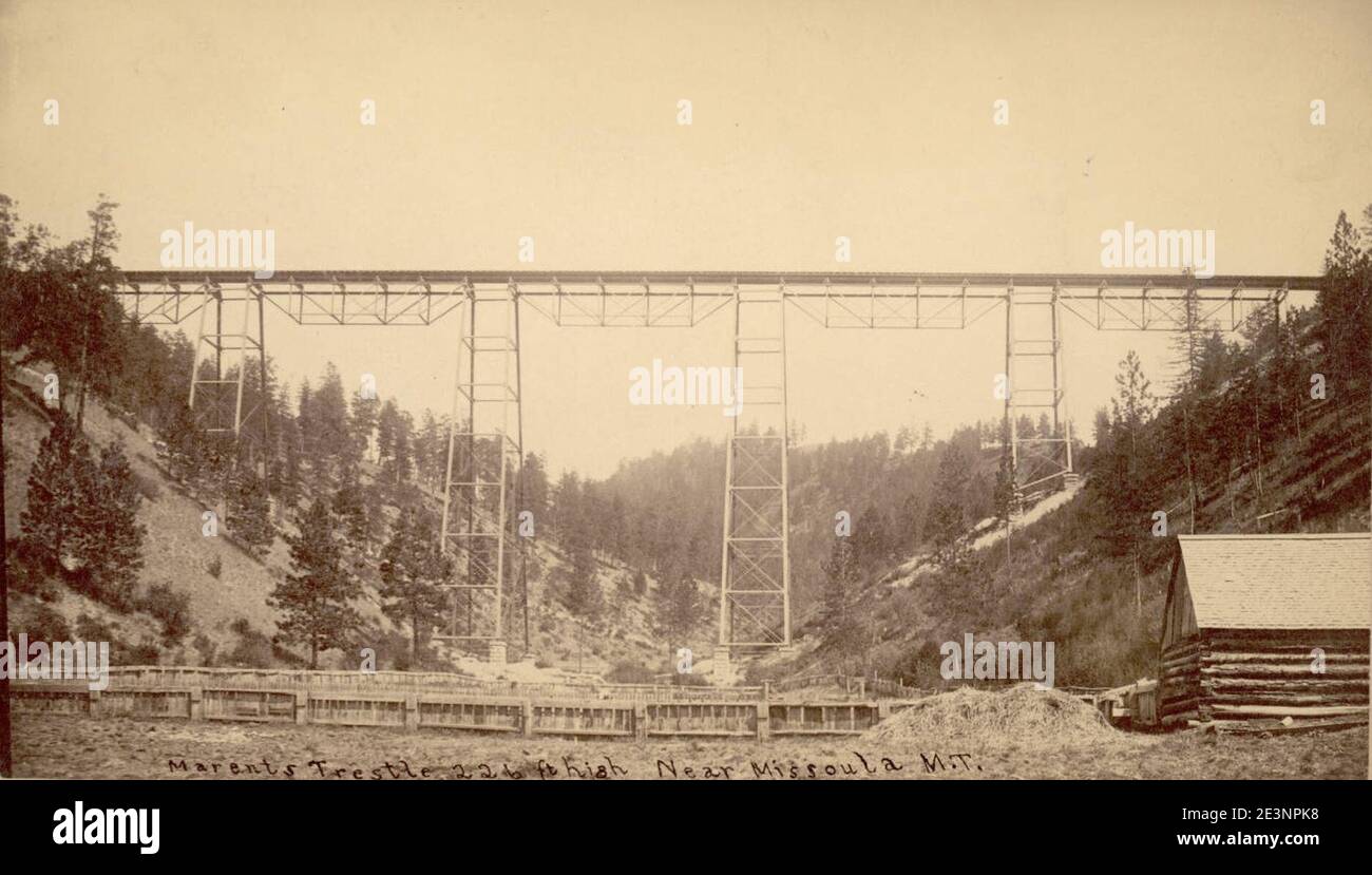 Marent gulch trestle hi-res stock photography and images - Alamy