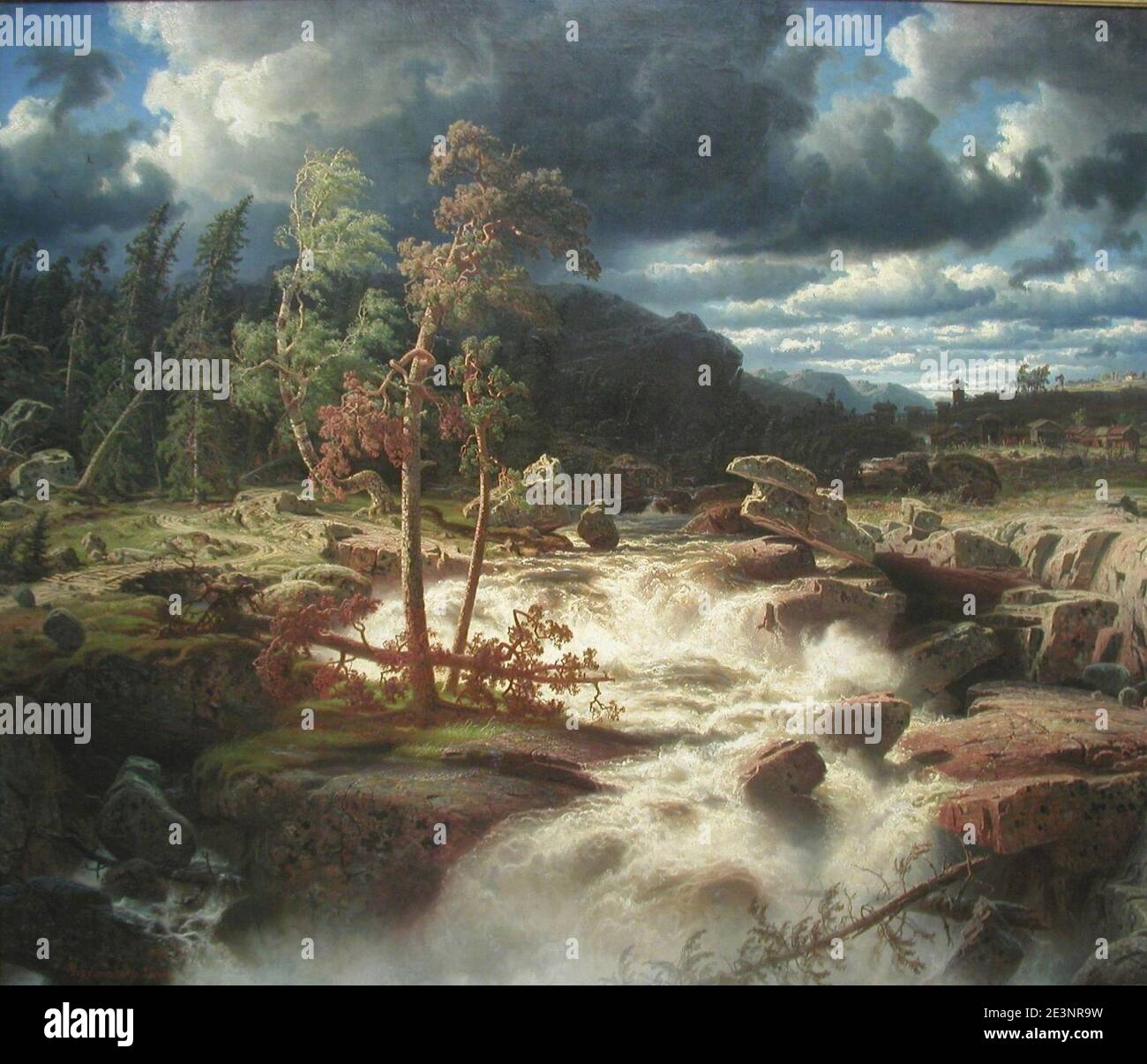 Marcus Larson - Vattenfall i Småland Stock Photo - Alamy