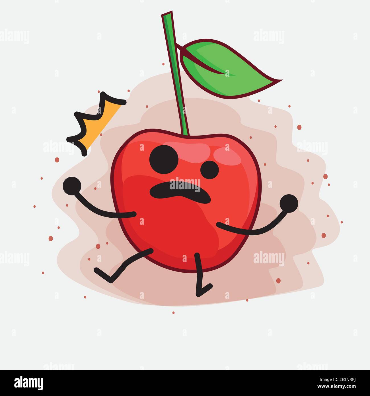 An illustration of Cute Bing Chery Vector Character Stock Vector Image ...