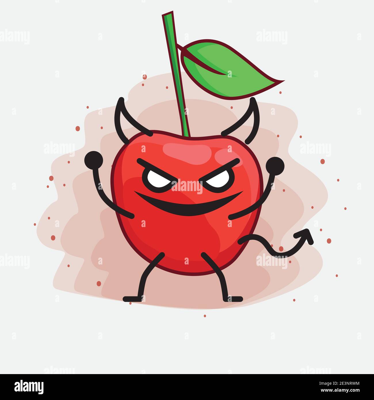 An illustration of Cute Bing Chery Vector Character Stock Vector Image ...