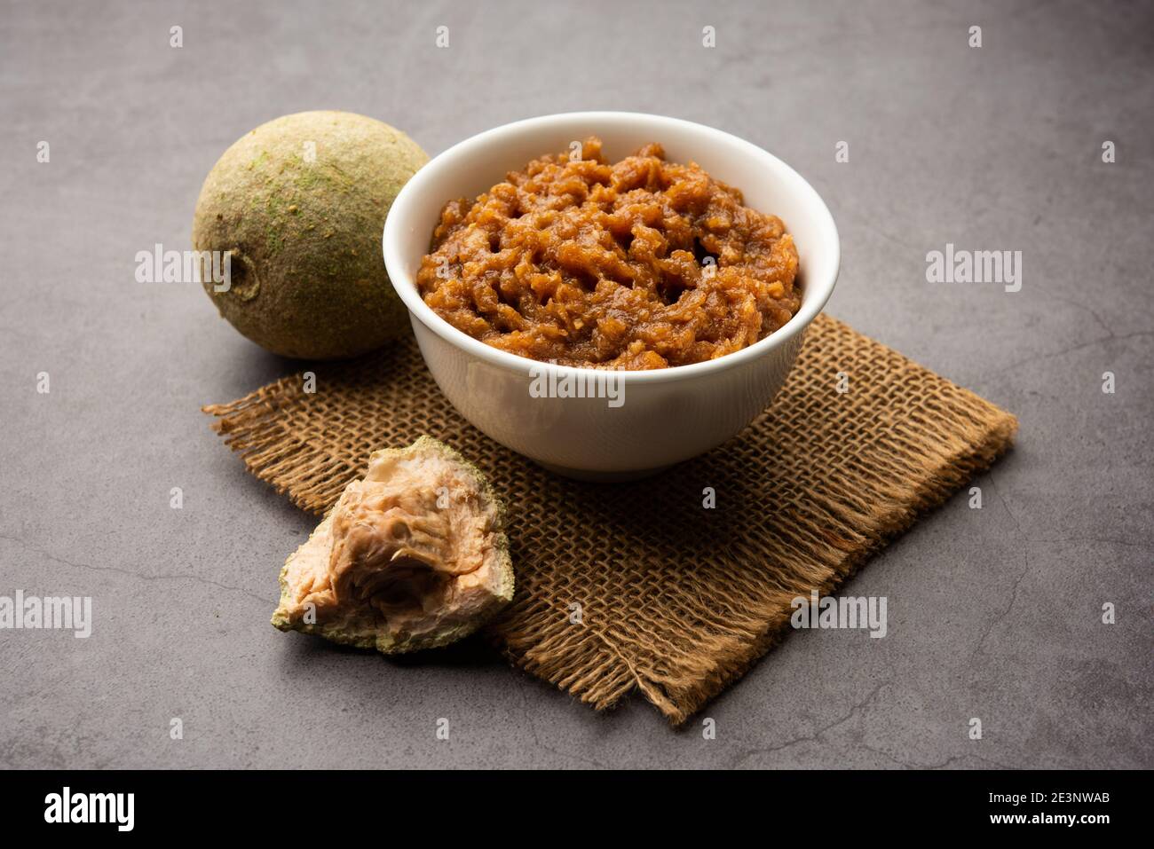 Wood Apple or Kavath chutney is a sour and sweet side dish recipe from ...