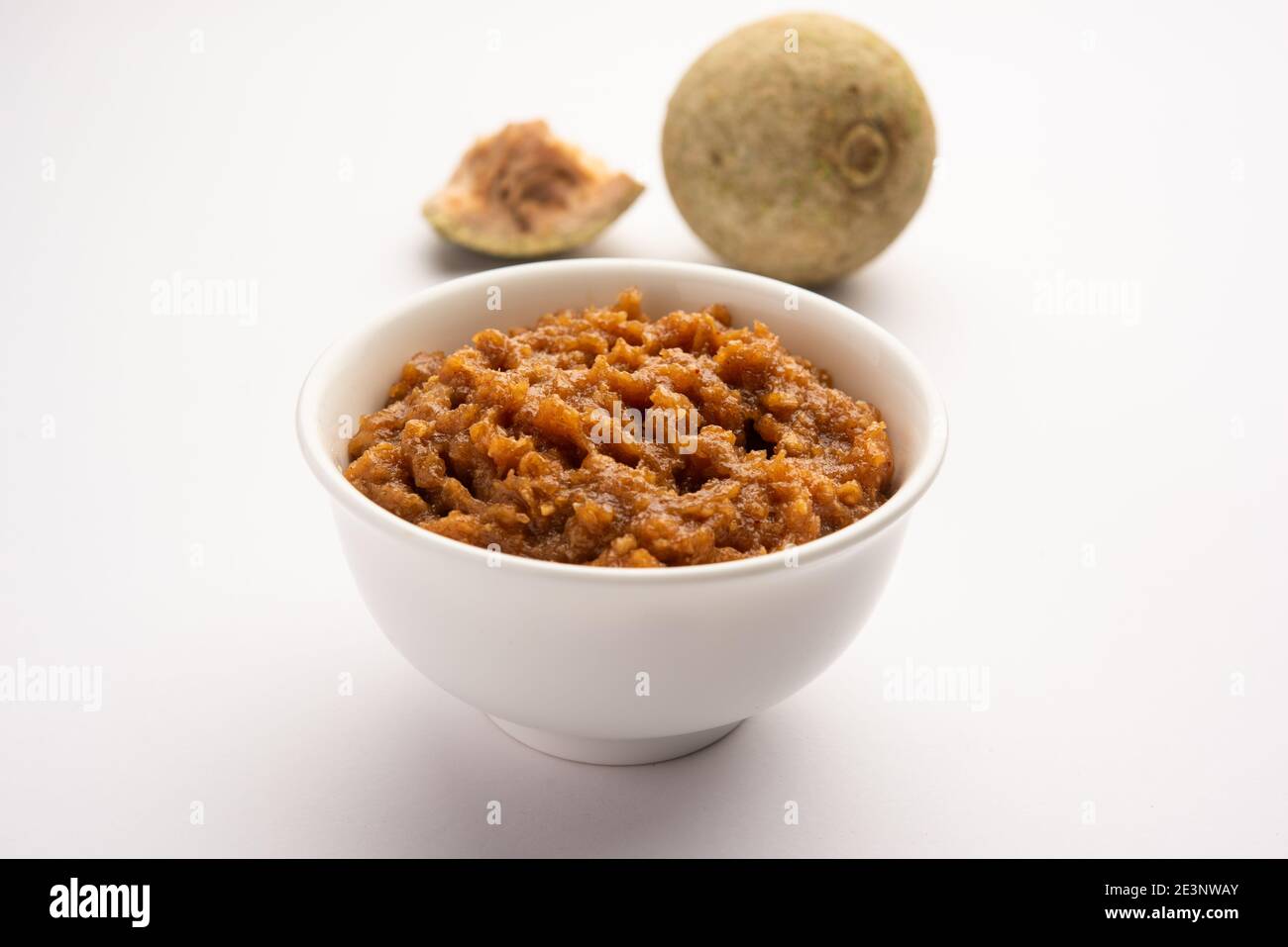 Wood Apple or Kavath chutney is a sour and sweet side dish recipe from ...