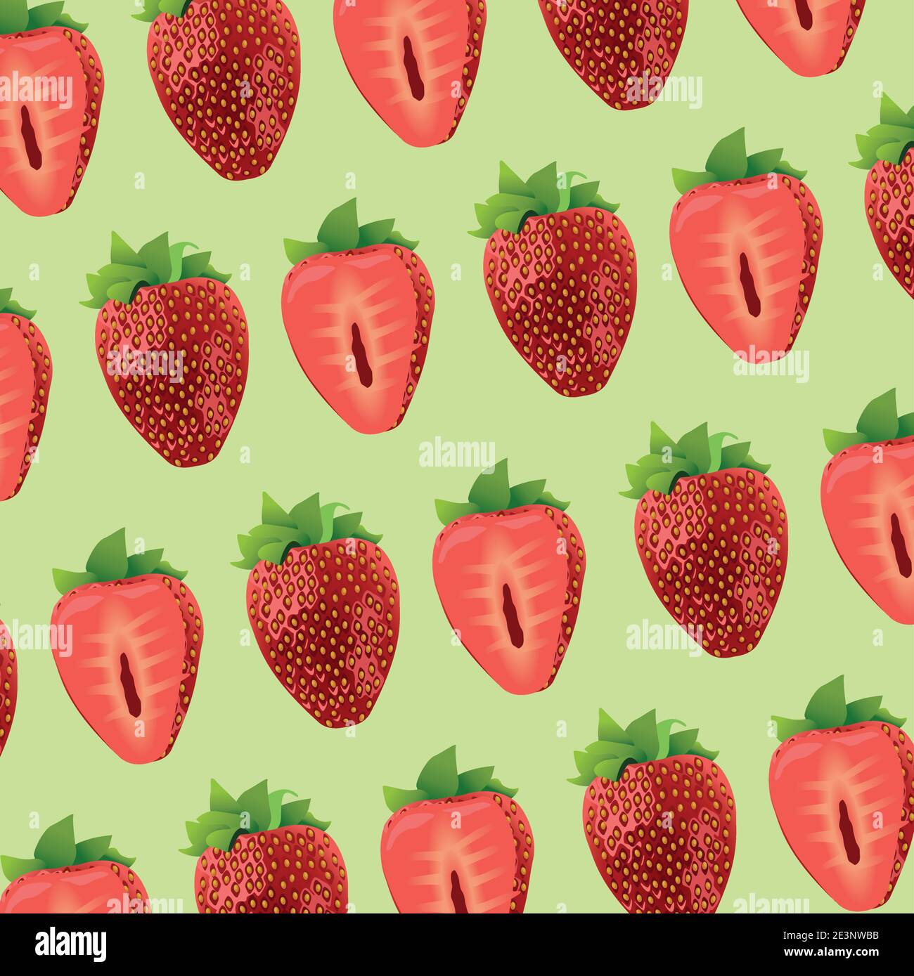Strawberry cultivation Stock Vector Images - Alamy