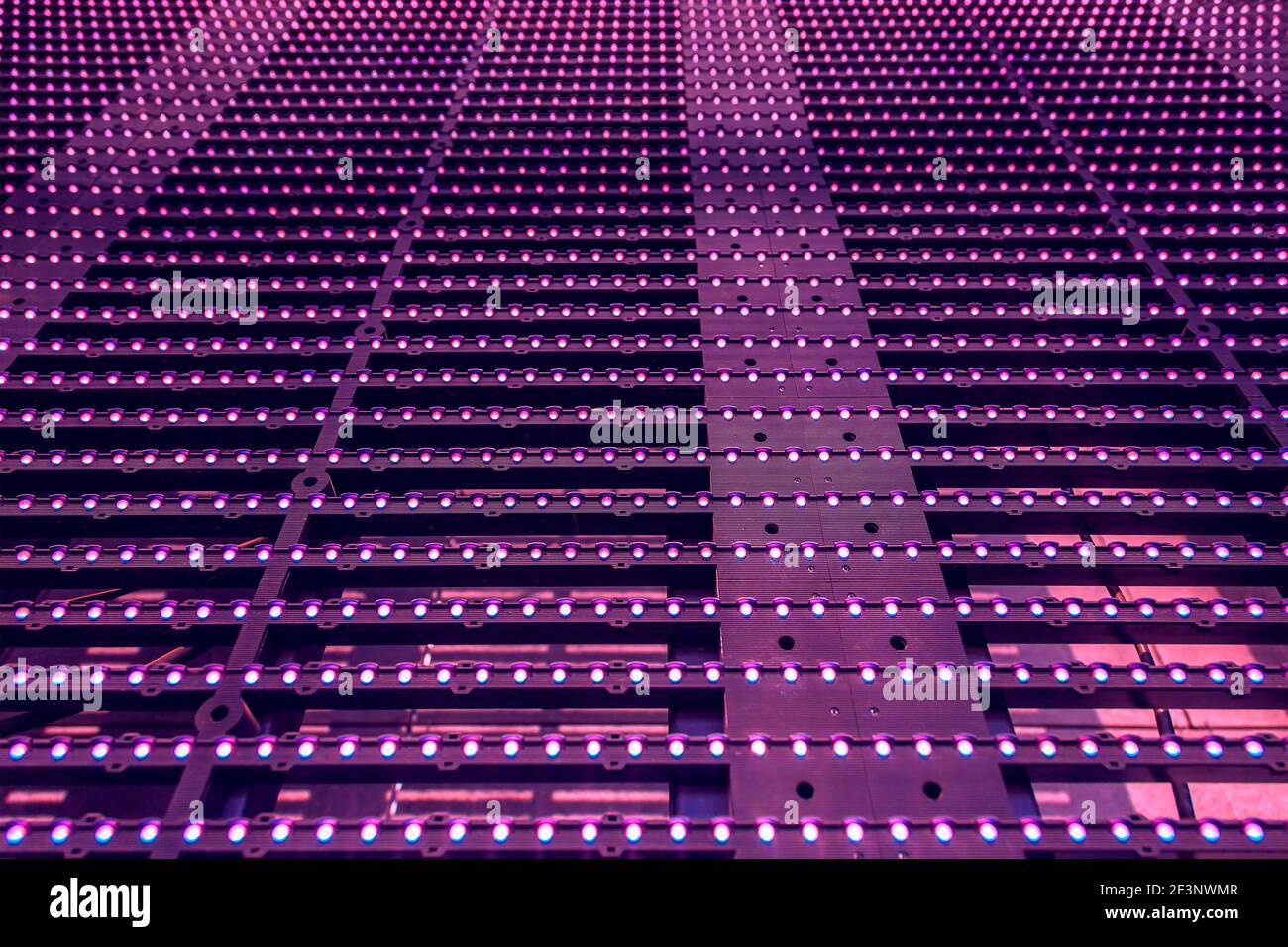 LED Outdoor Media Facade, digital signage screen. Exterior facade light ...