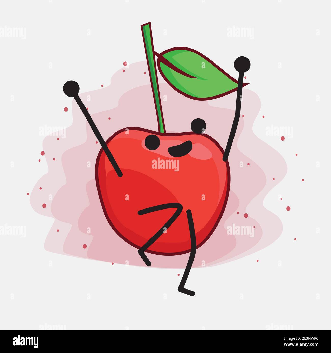 An illustration of Cute Bing Chery Vector Character Stock Vector Image ...