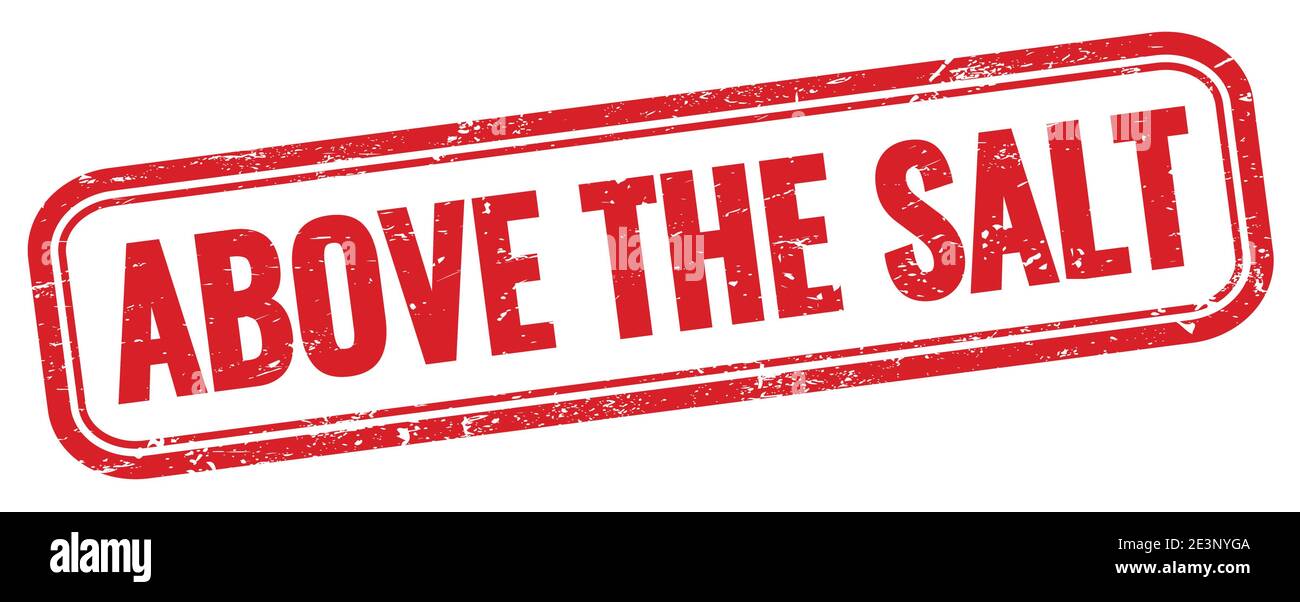 Above the salt stamp hi-res stock photography and images - Alamy