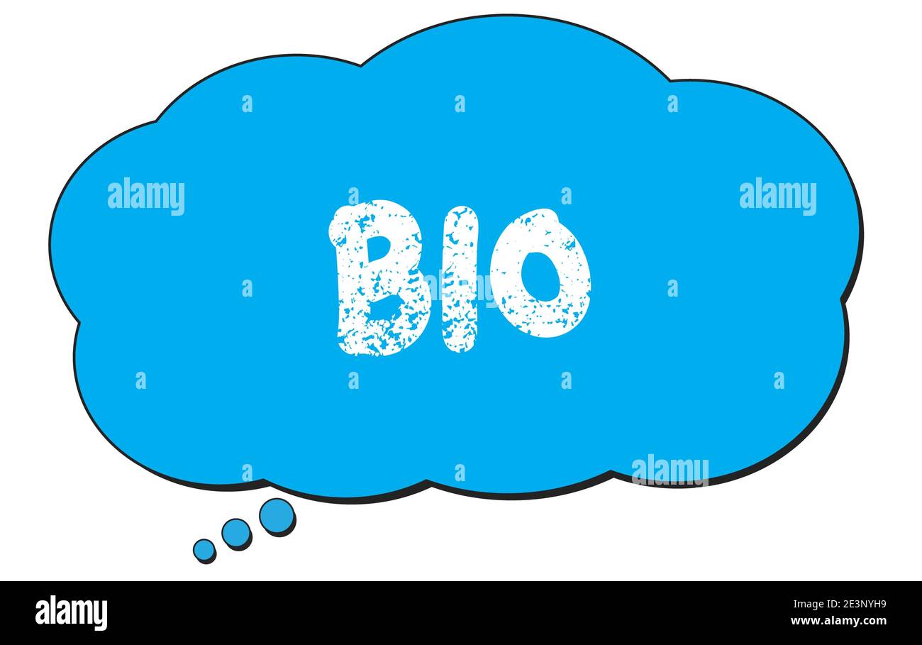 Bio text written on hi-res stock photography and images - Alamy