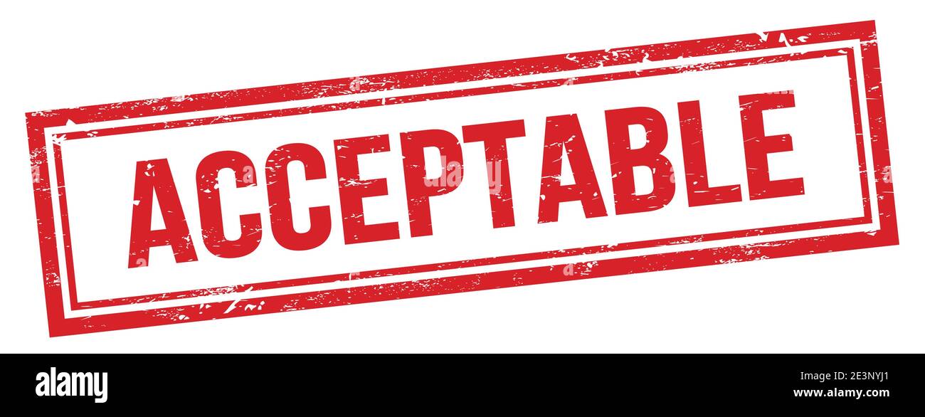 Acceptable stamp hi-res stock photography and images - Alamy
