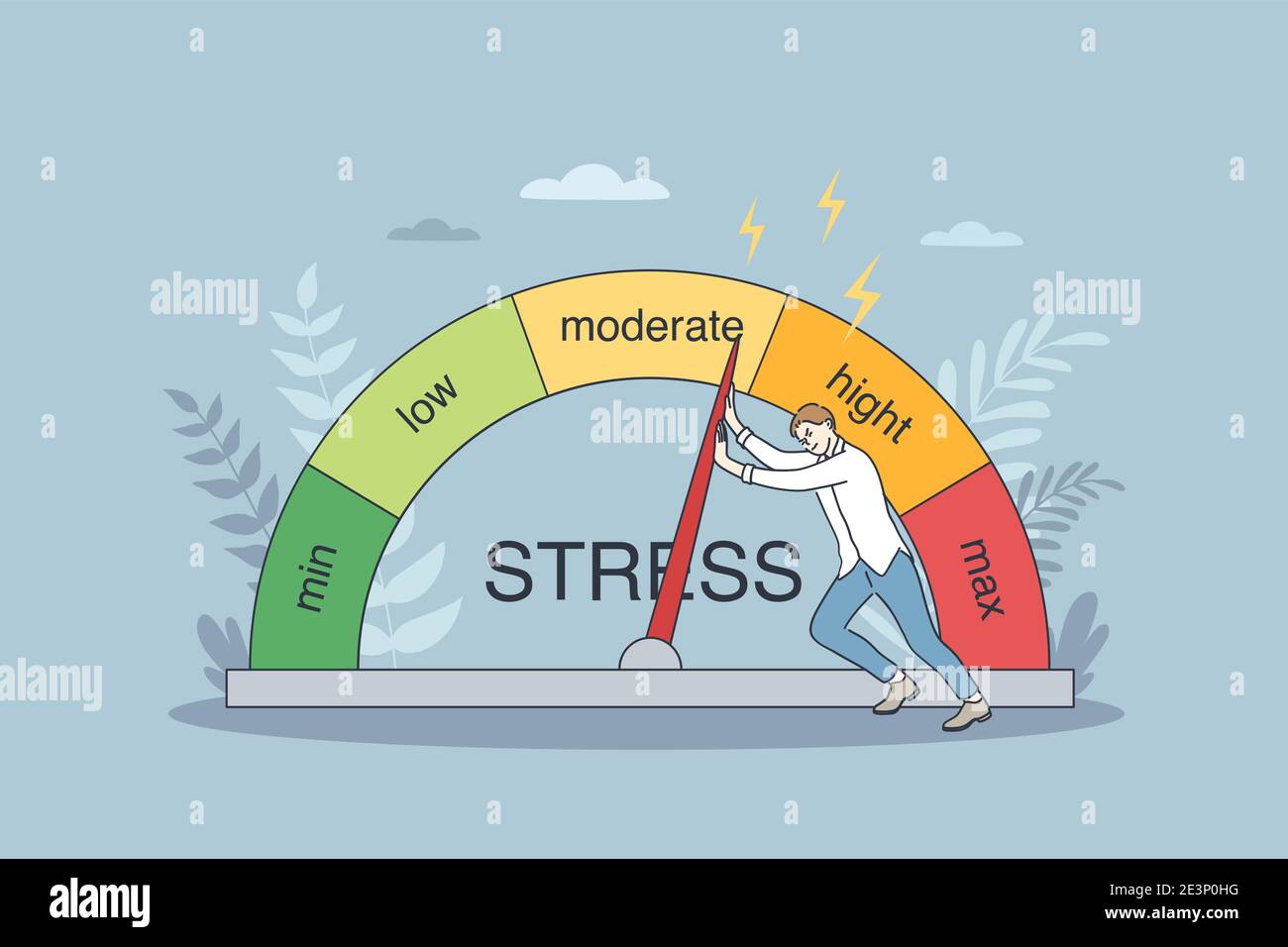 Emotional overload and burnout concept Stock Vector Image & Art - Alamy