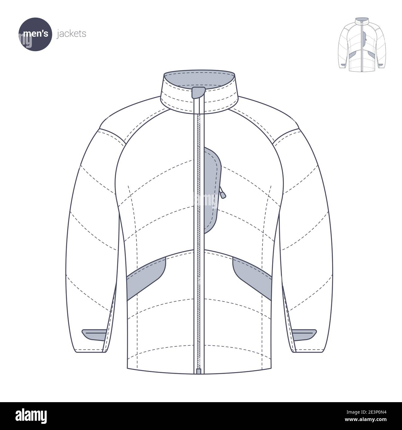 Winter coat Stock Vector Images - Alamy