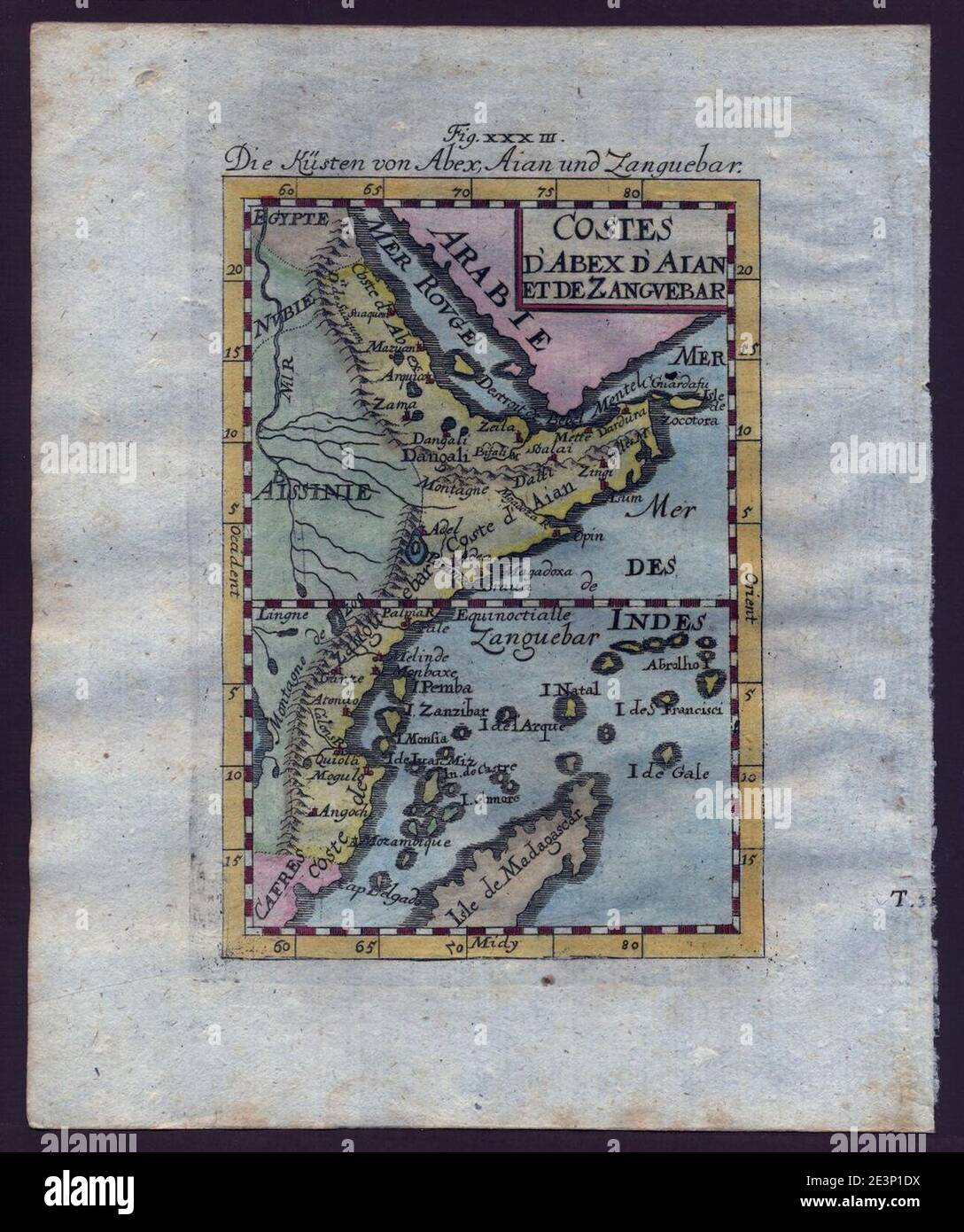 Zanzibar map hi-res stock photography and images - Alamy