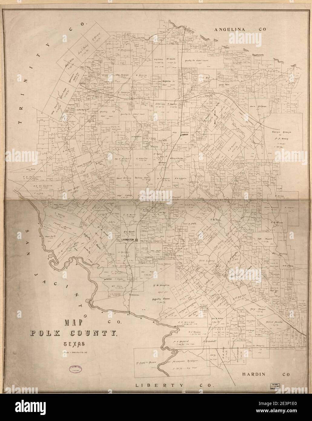 Polk county map hi-res stock photography and images - Alamy