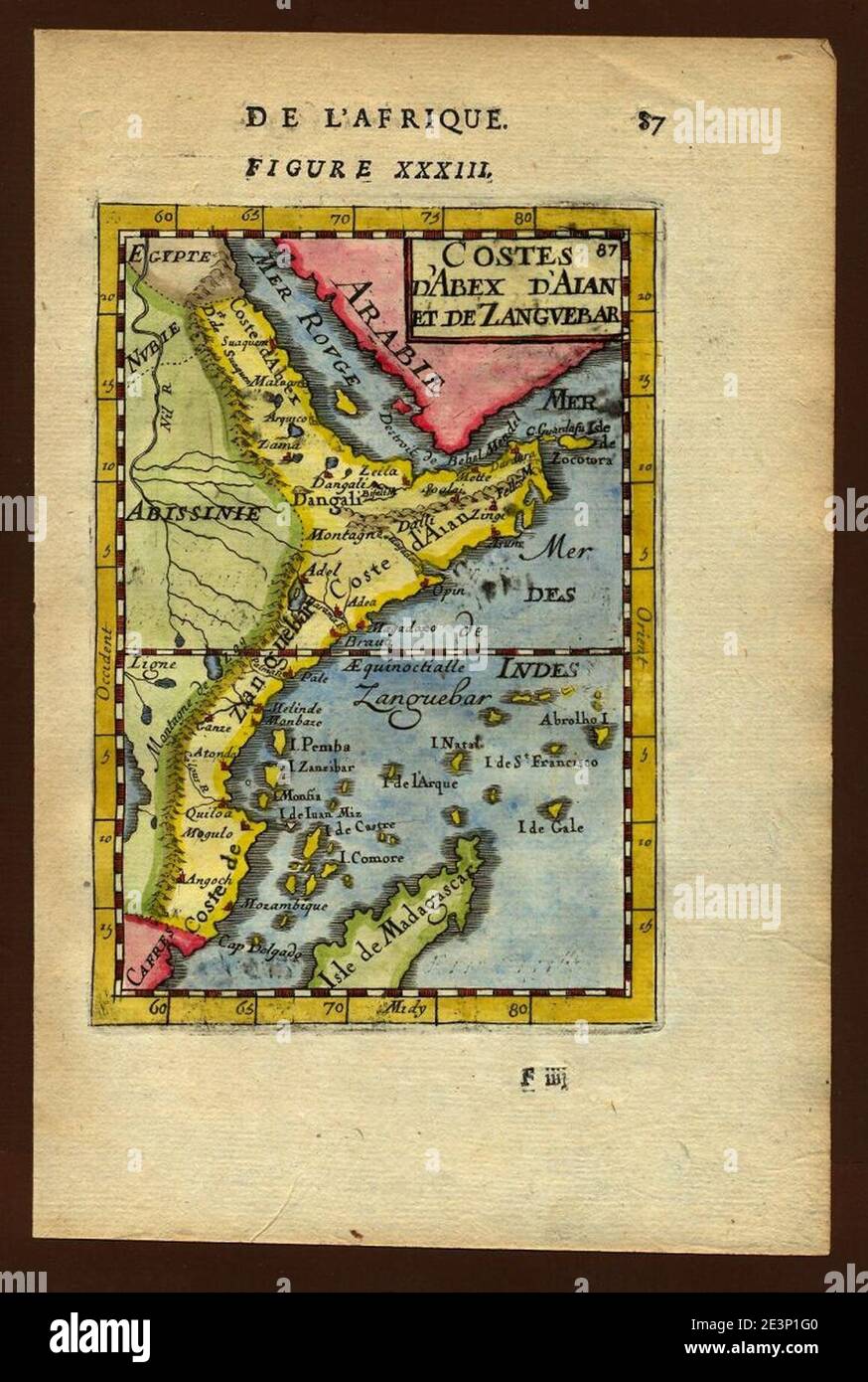 Zanzibar map hi-res stock photography and images - Alamy