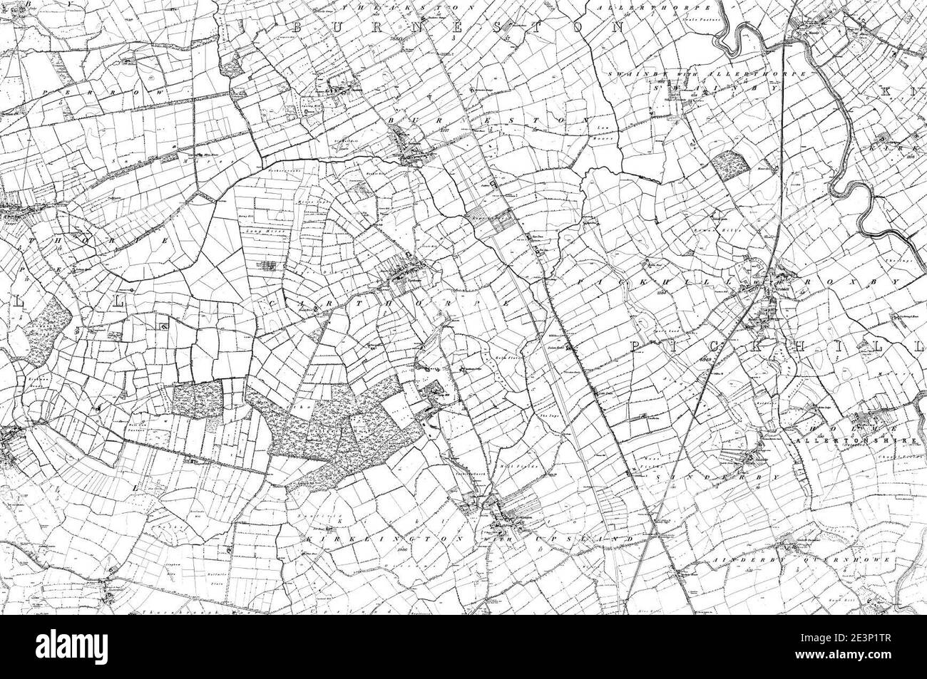 Map historic yorkshire Black and White Stock Photos & Images - Alamy