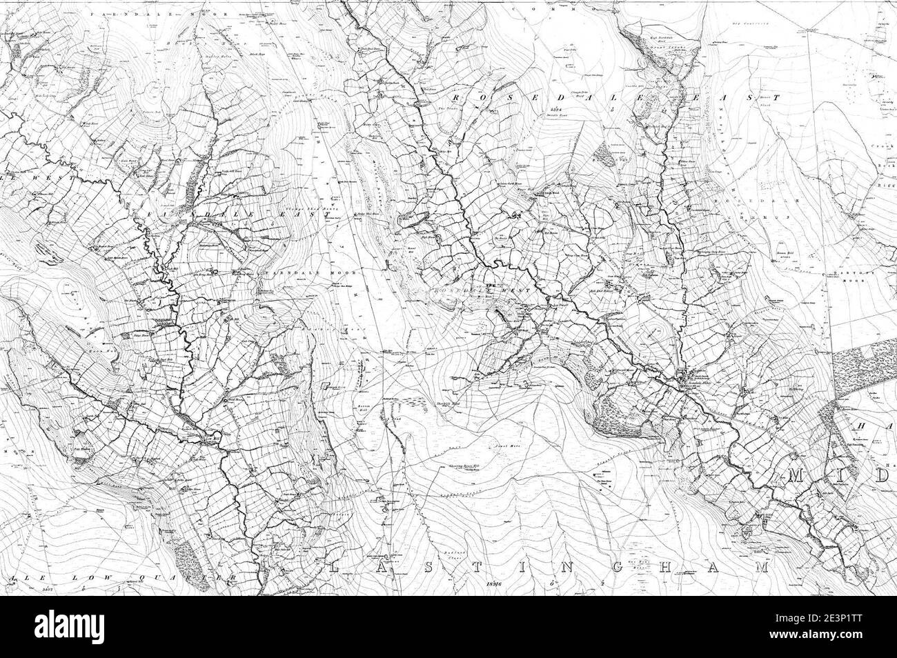 Map historic yorkshire Black and White Stock Photos & Images - Alamy