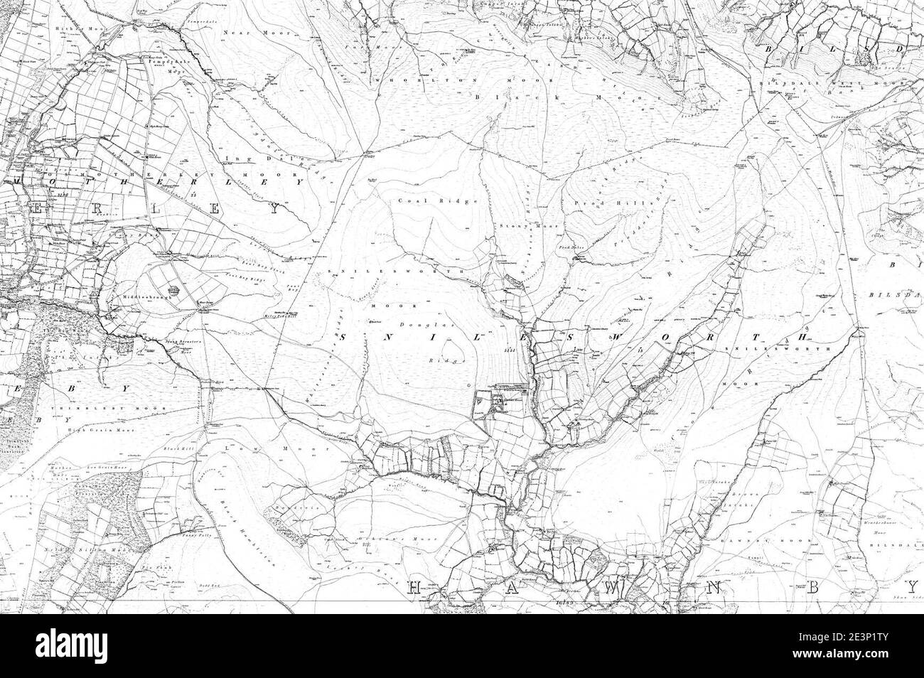 Map historic yorkshire Black and White Stock Photos & Images - Alamy