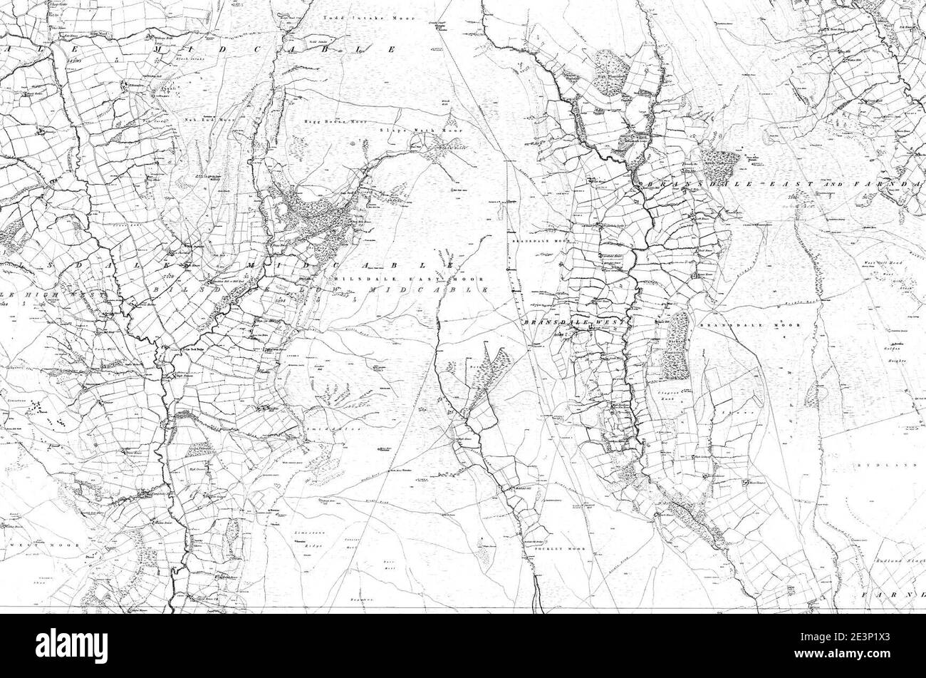 Map historic yorkshire Black and White Stock Photos & Images - Alamy