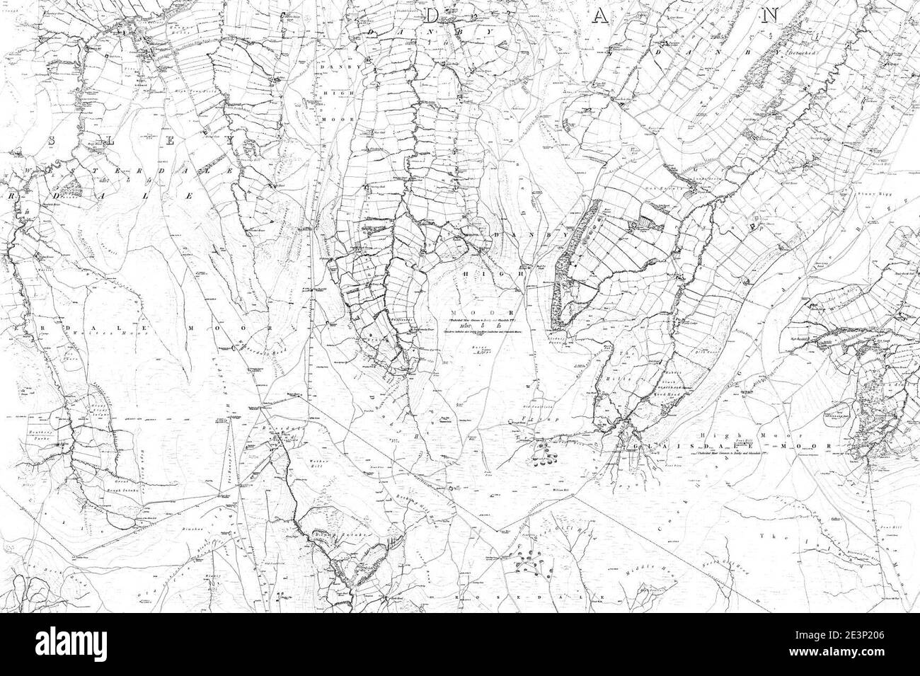 Map historic yorkshire Black and White Stock Photos & Images - Alamy