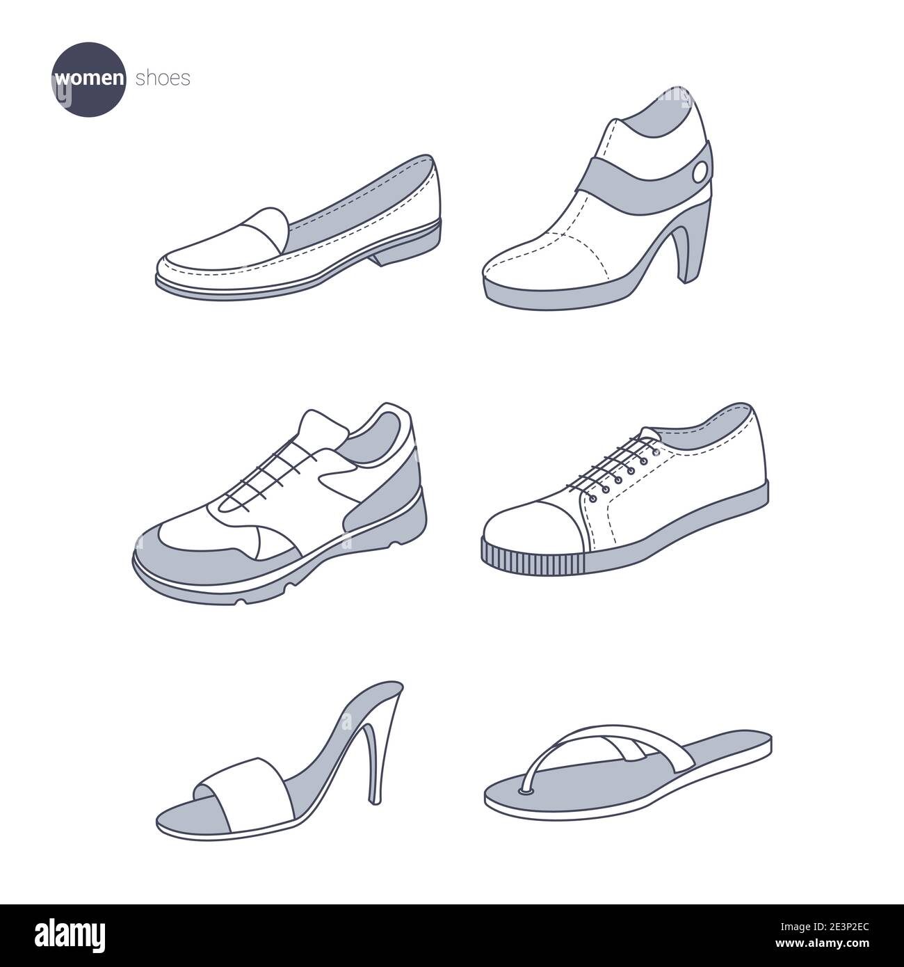 Clothes thin line style Stock Vector Image & Art - Alamy