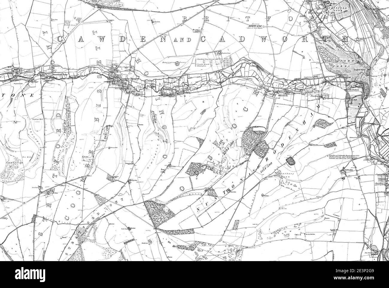 Wiltshire map Black and White Stock Photos & Images - Alamy