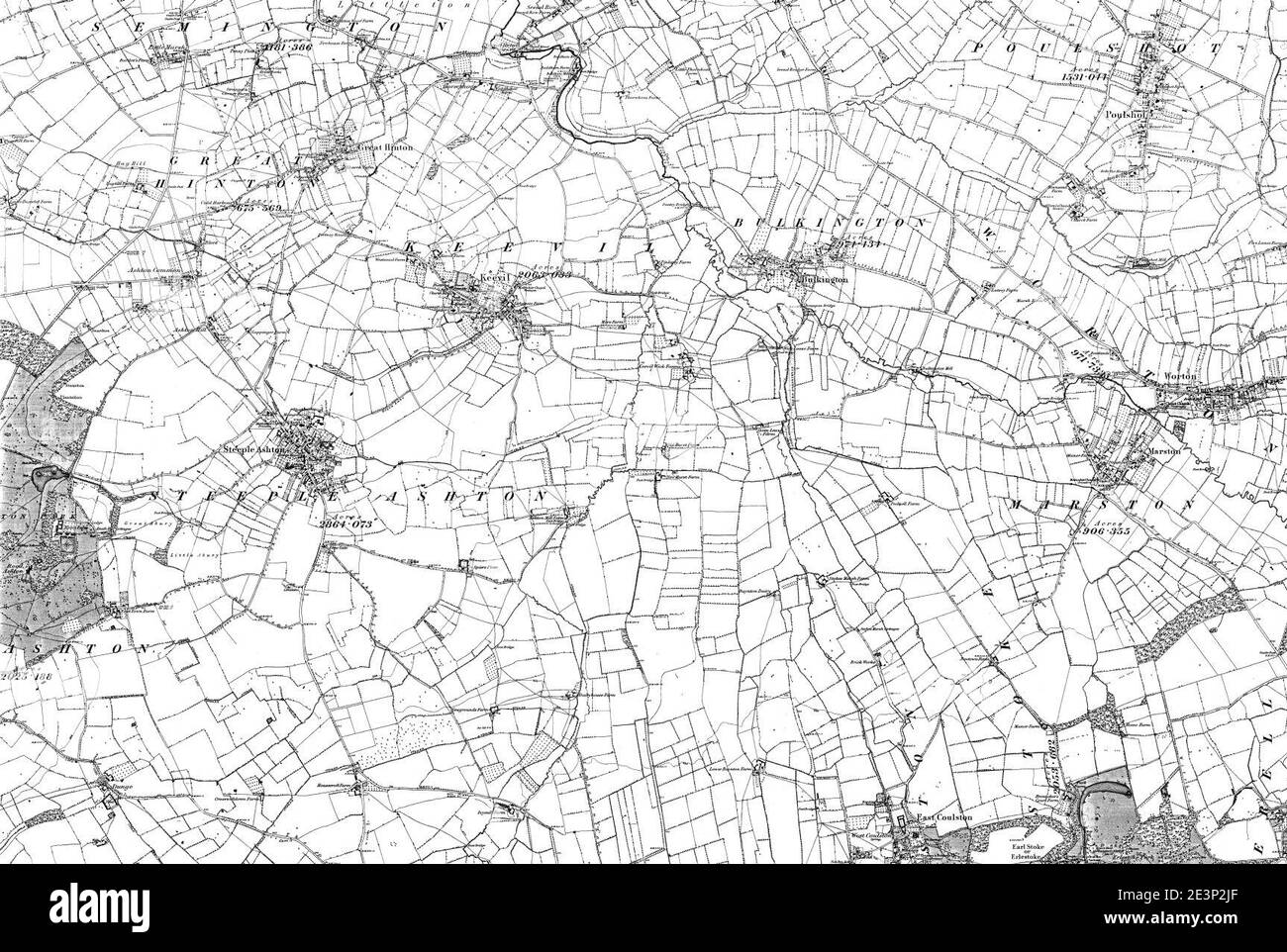 Map of wiltshire Black and White Stock Photos & Images - Alamy