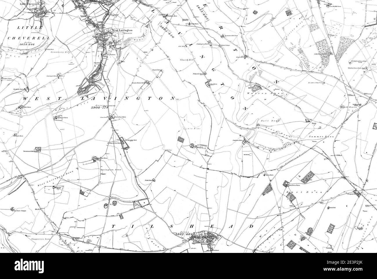 Map of wiltshire Black and White Stock Photos & Images - Alamy
