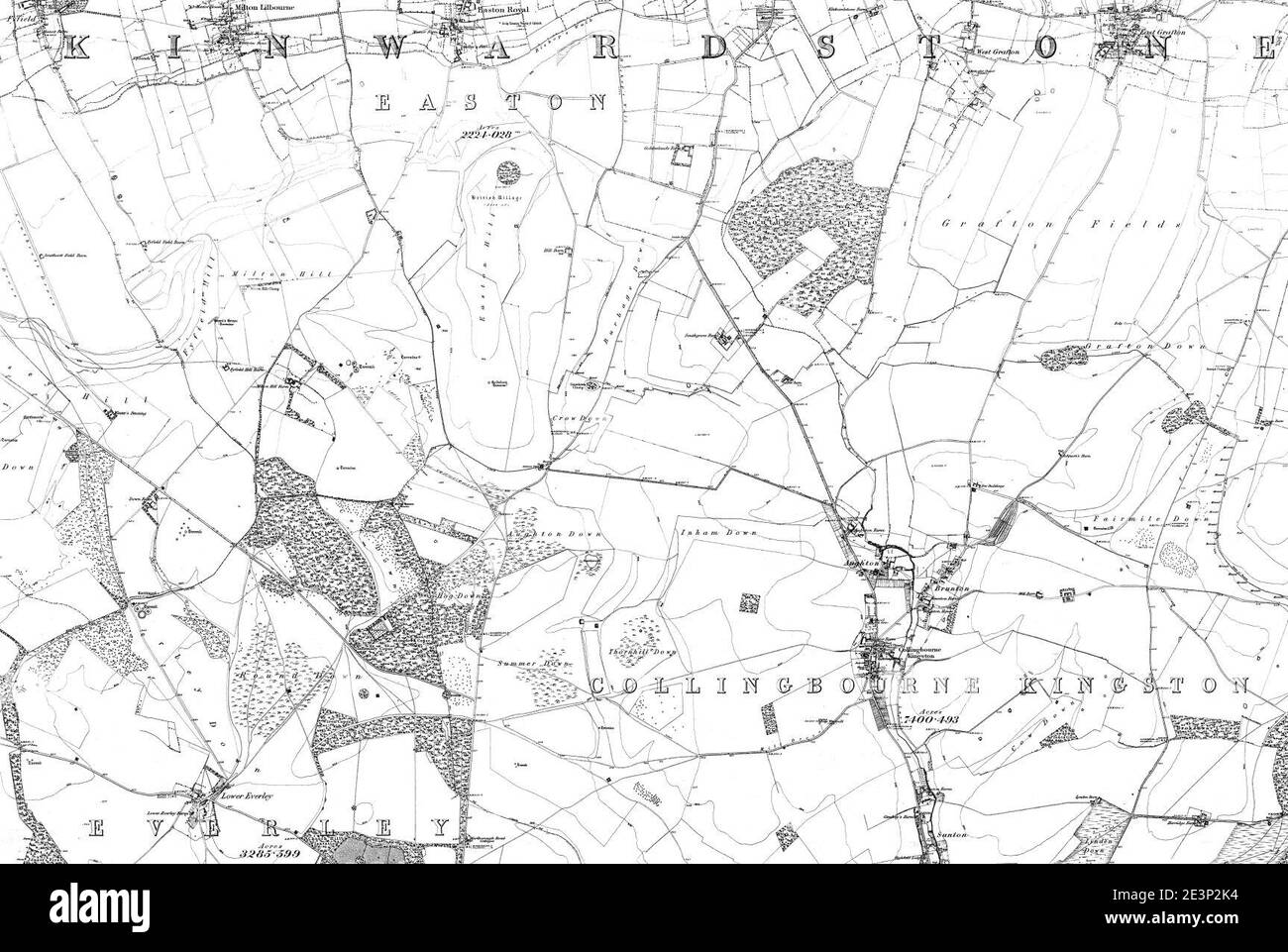 Map of wiltshire Black and White Stock Photos & Images - Alamy