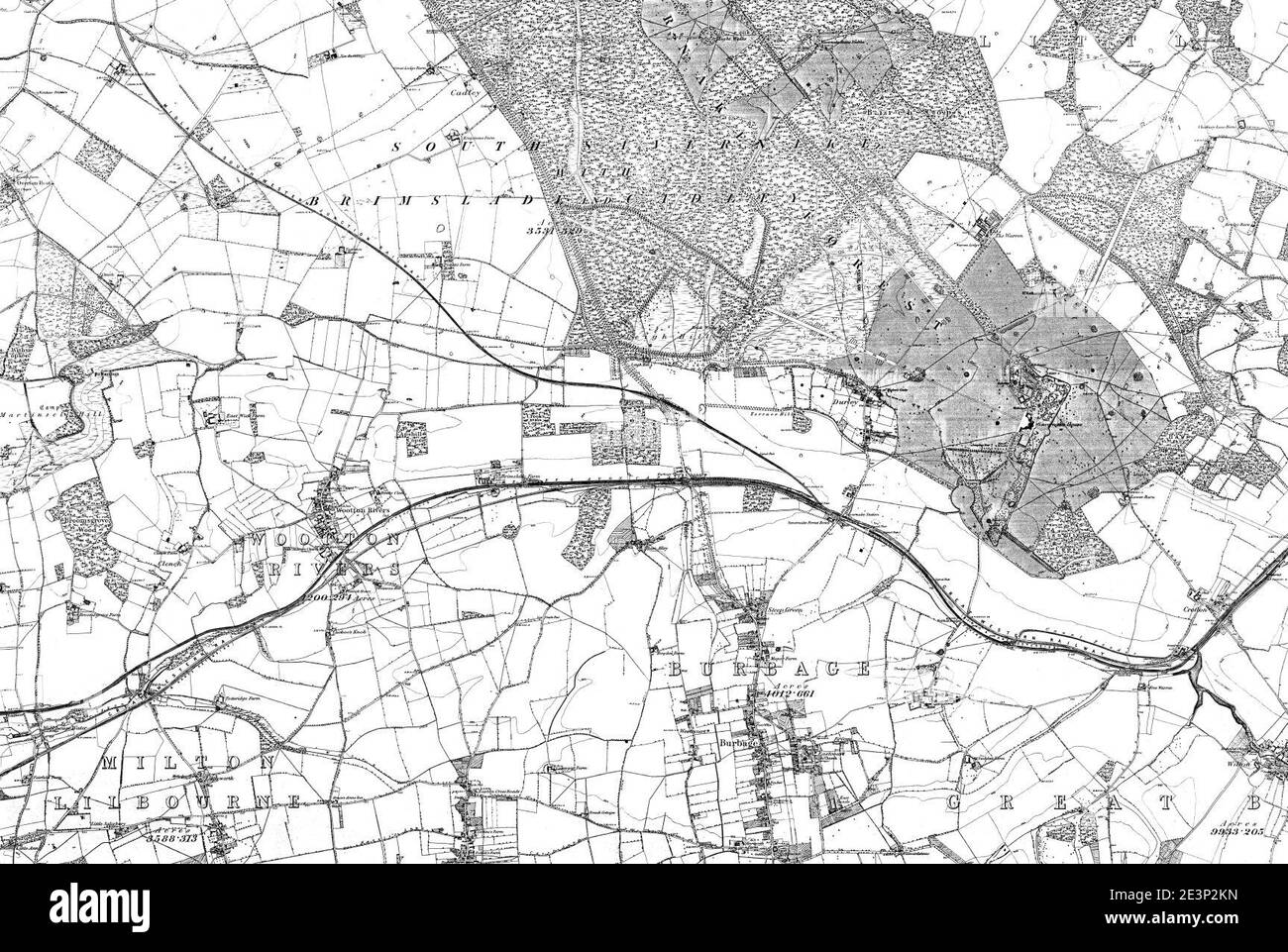 Map of wiltshire Black and White Stock Photos & Images - Alamy