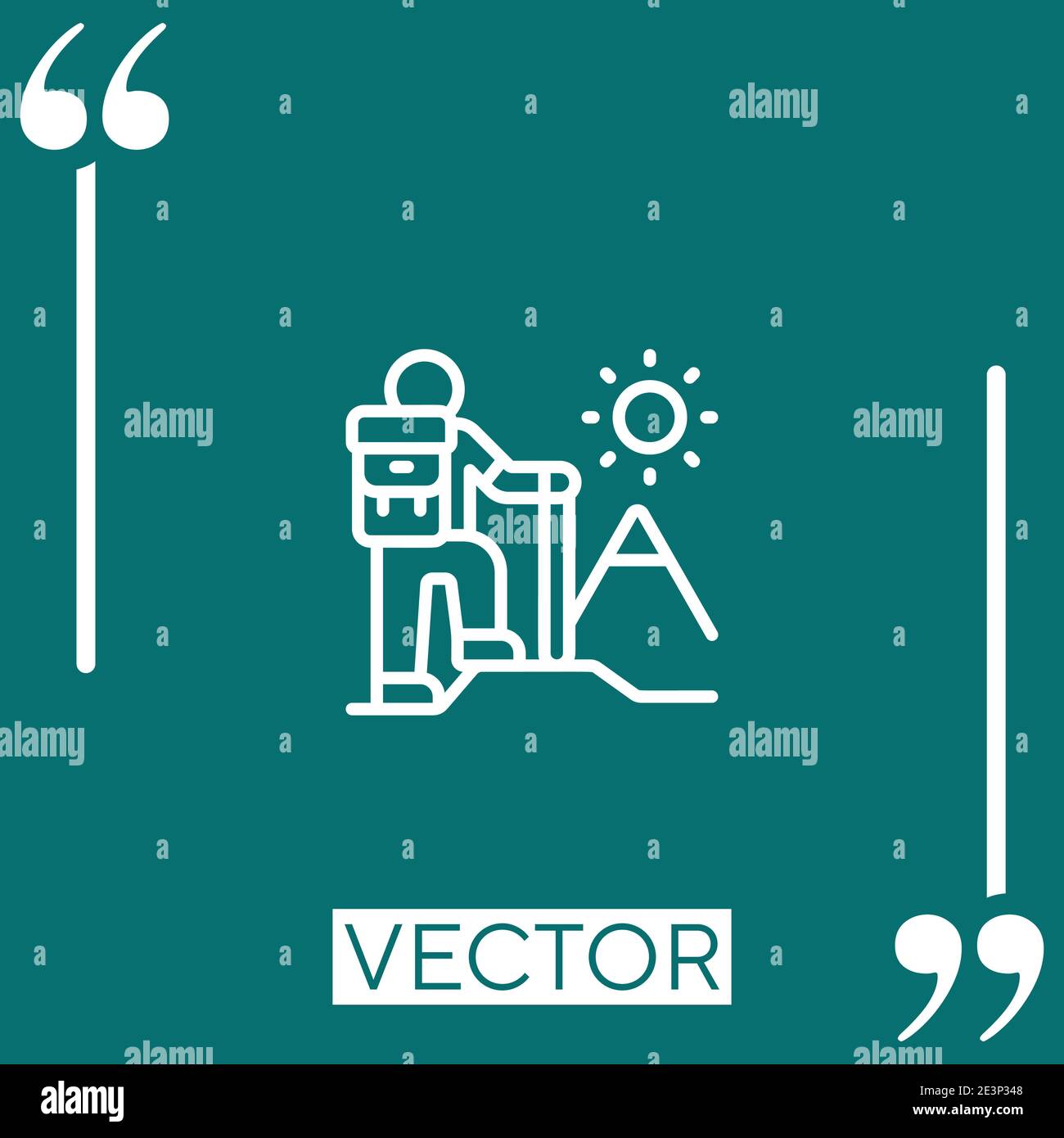 Linear park trail Stock Vector Images - Alamy