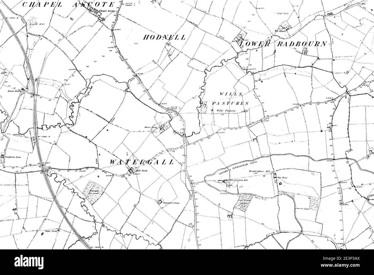 Map of Warwickshire OS Map name 046-NE, Ordnance Survey, 1884-1893 ...