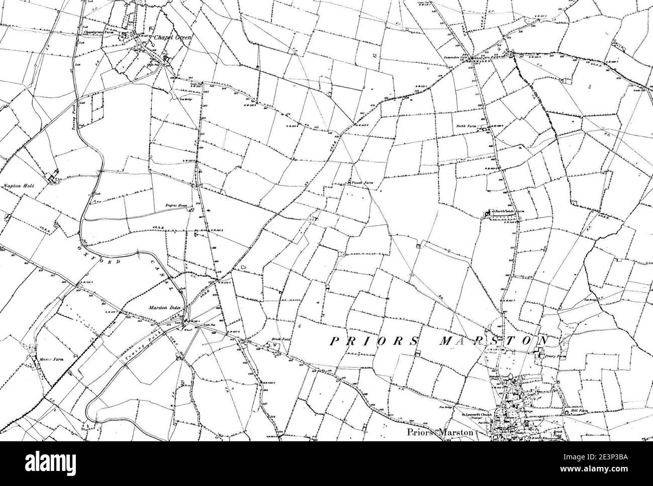Map of Warwickshire OS Map name 041-SW, Ordnance Survey, 1884-1893 ...