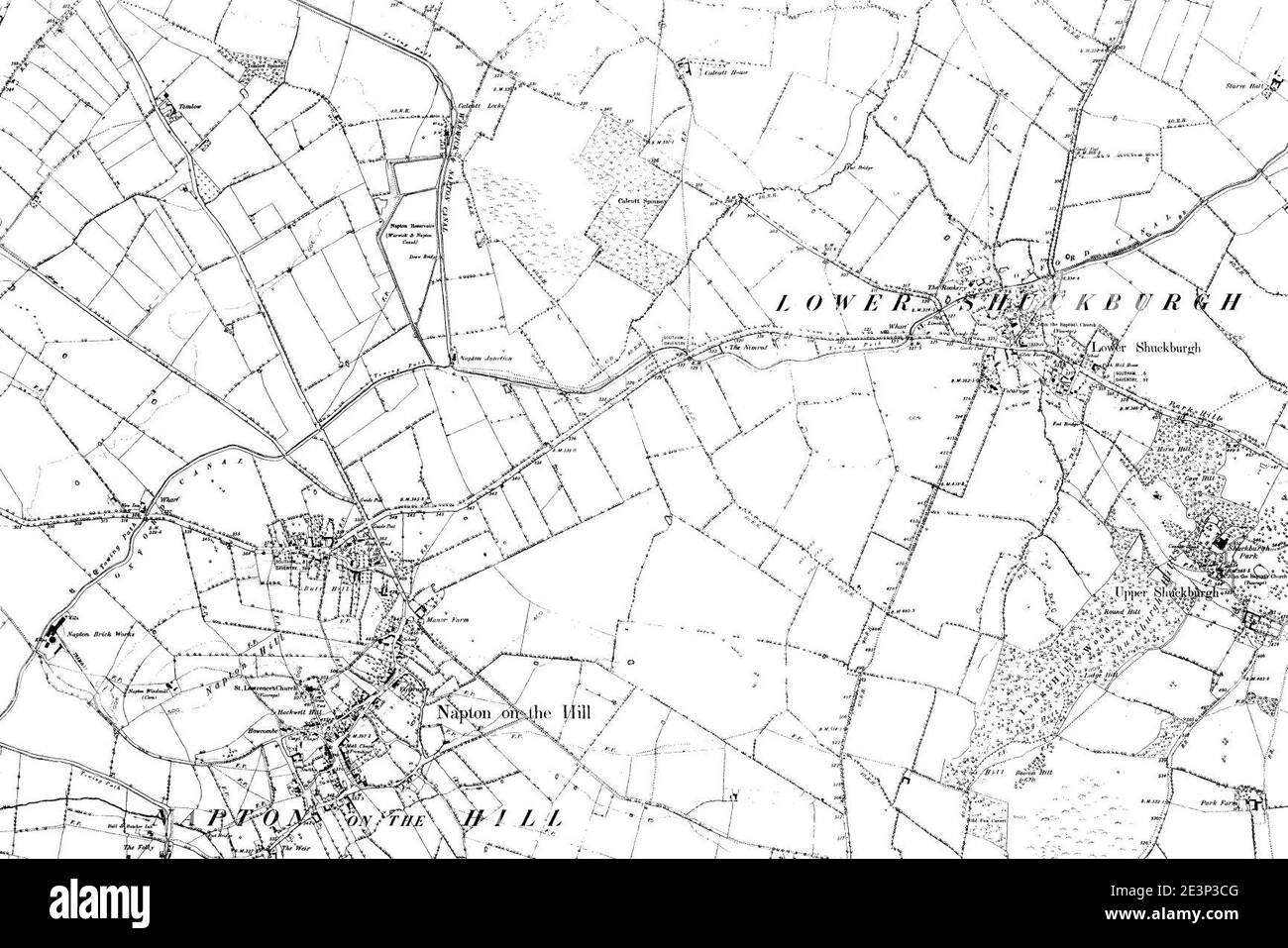 Map of Warwickshire OS Map name 041-NW, Ordnance Survey, 1884-1893 ...