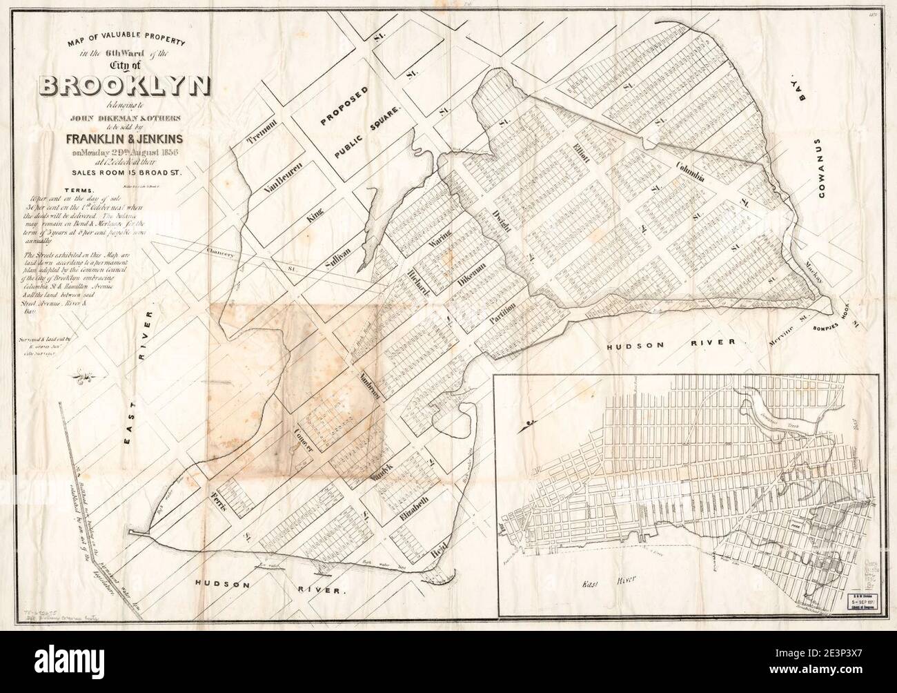 John franklin map hi-res stock photography and images - Alamy