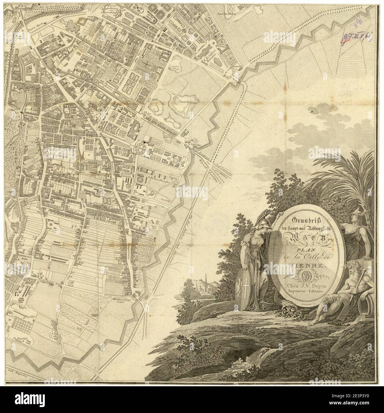 Map of vienna hi-res stock photography and images - Alamy