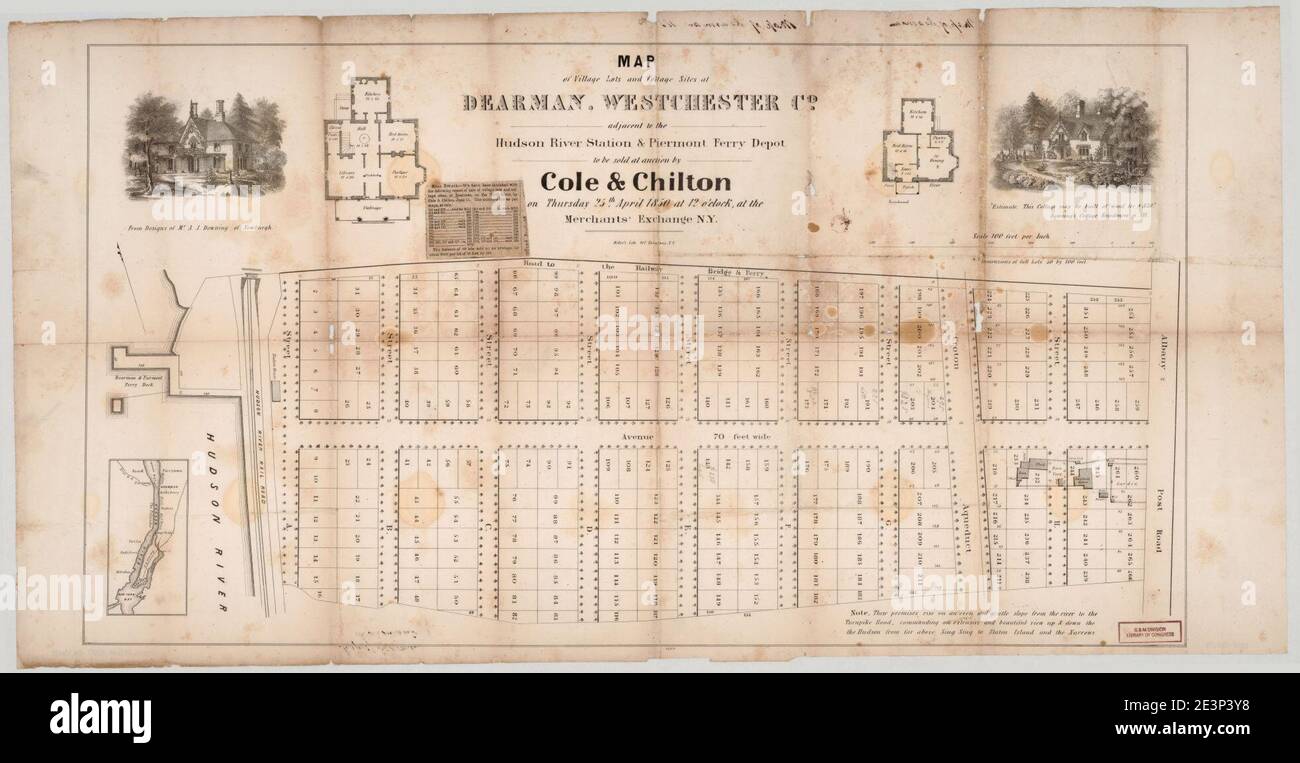 Map of village hi-res stock photography and images - Alamy