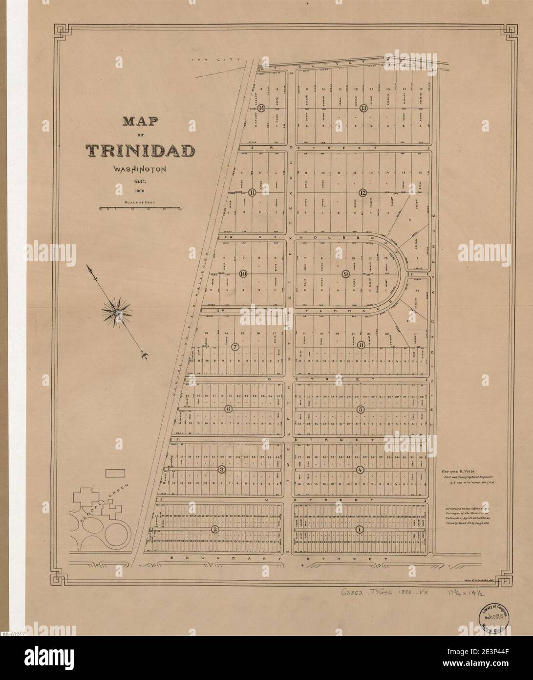 Map of trinidad hi-res stock photography and images - Alamy