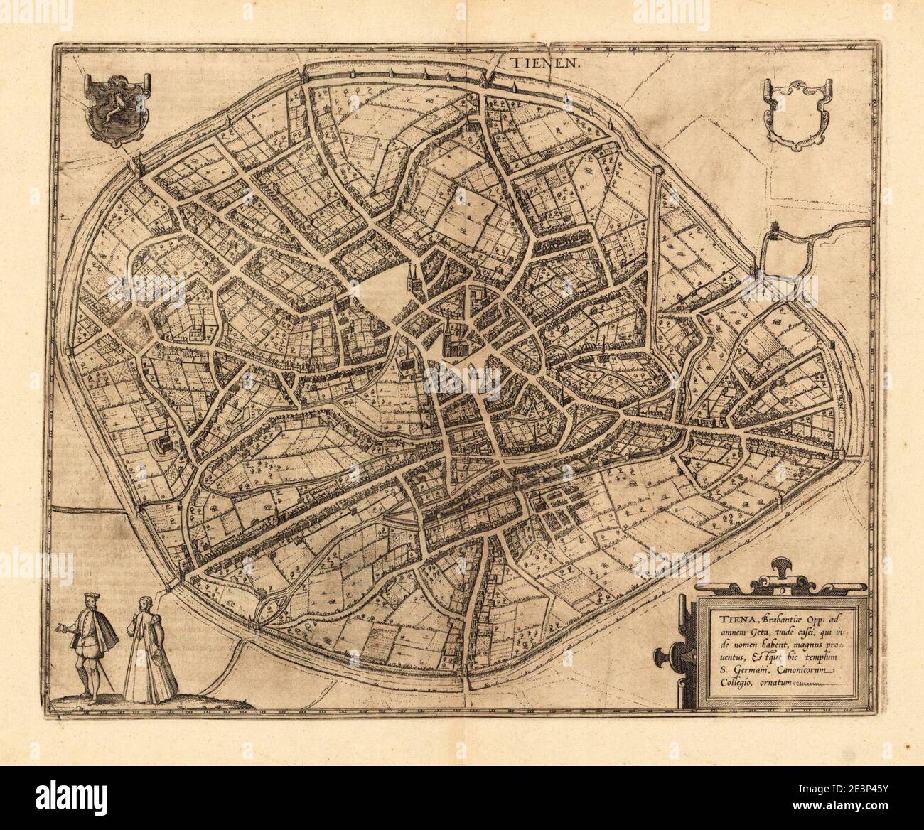 Tienen map hi-res stock photography and images - Alamy