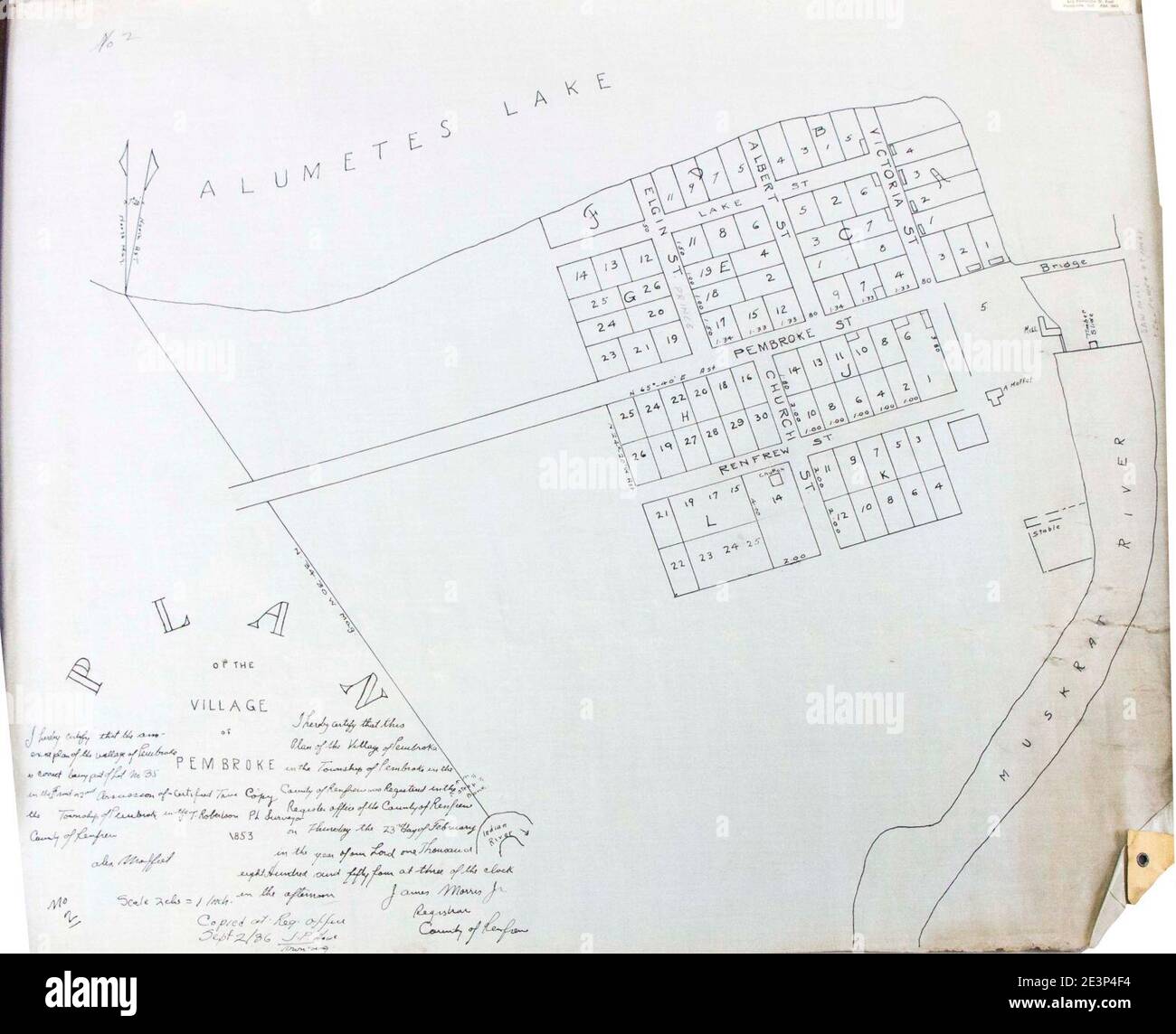 Map of pembroke hi-res stock photography and images - Alamy