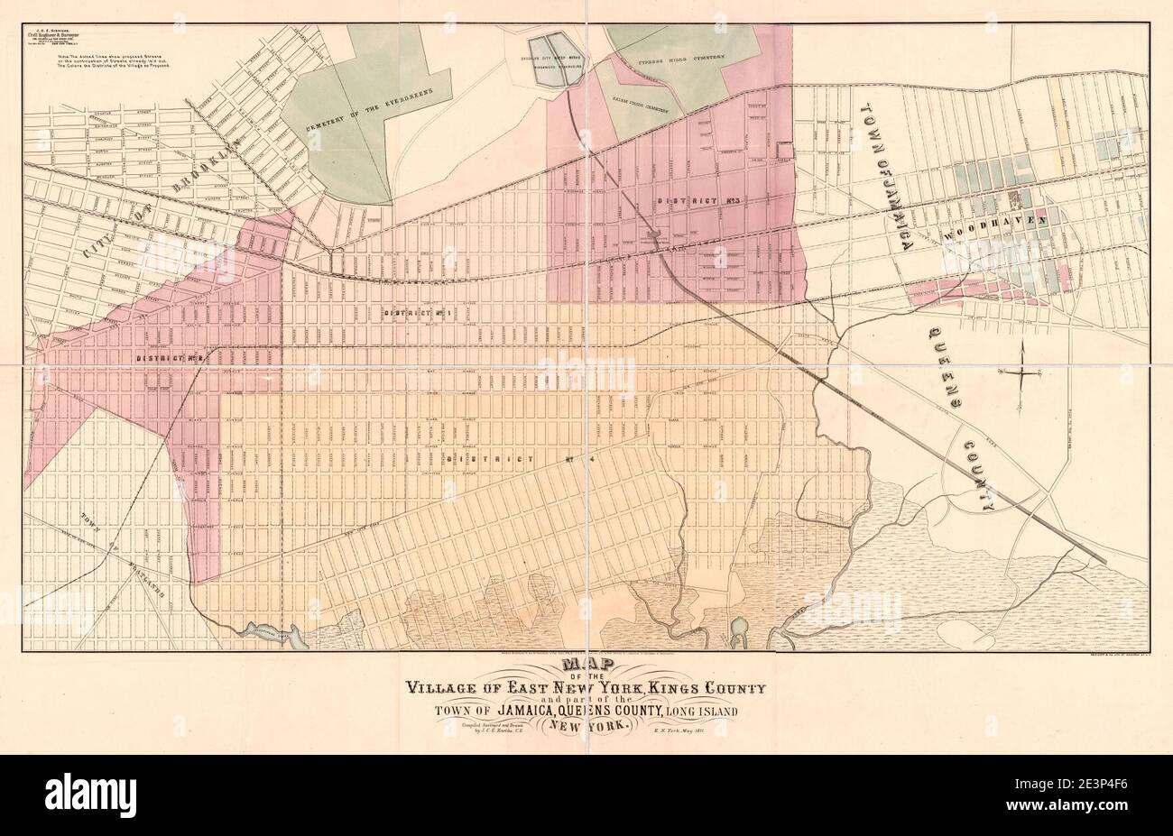 Kings county map hi-res stock photography and images - Alamy