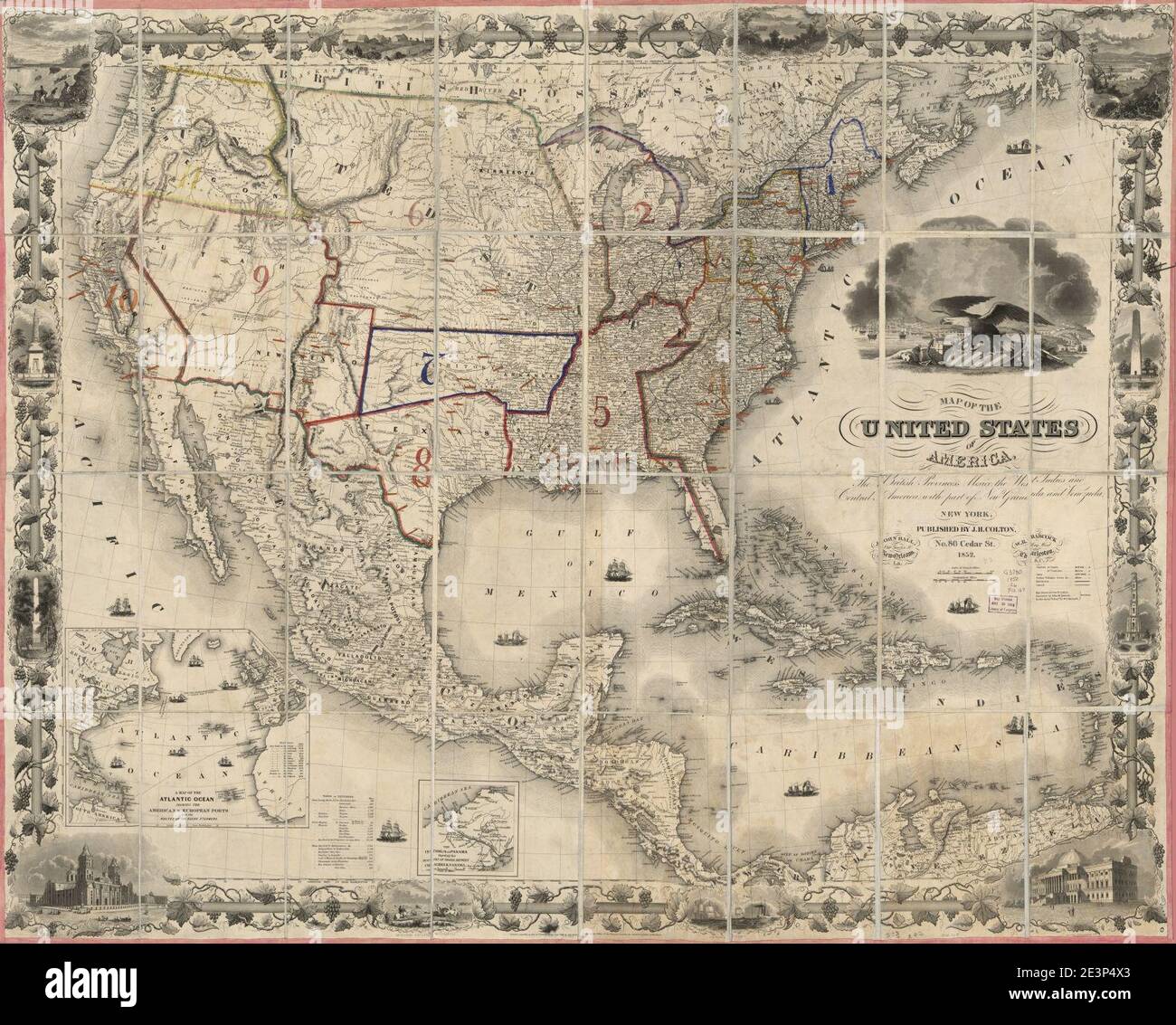 British west indies map hi-res stock photography and images - Alamy