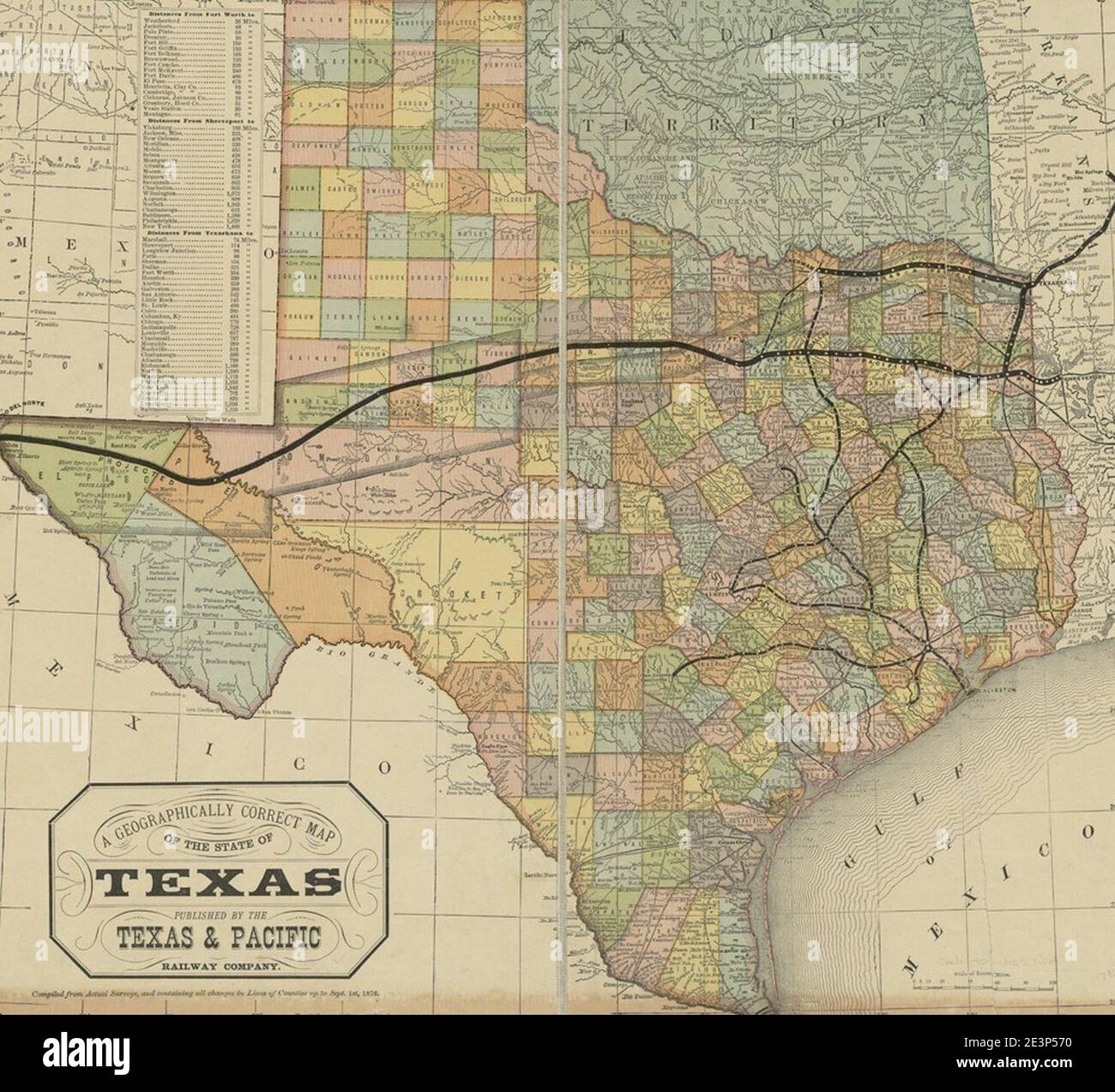 Texas Rail Map