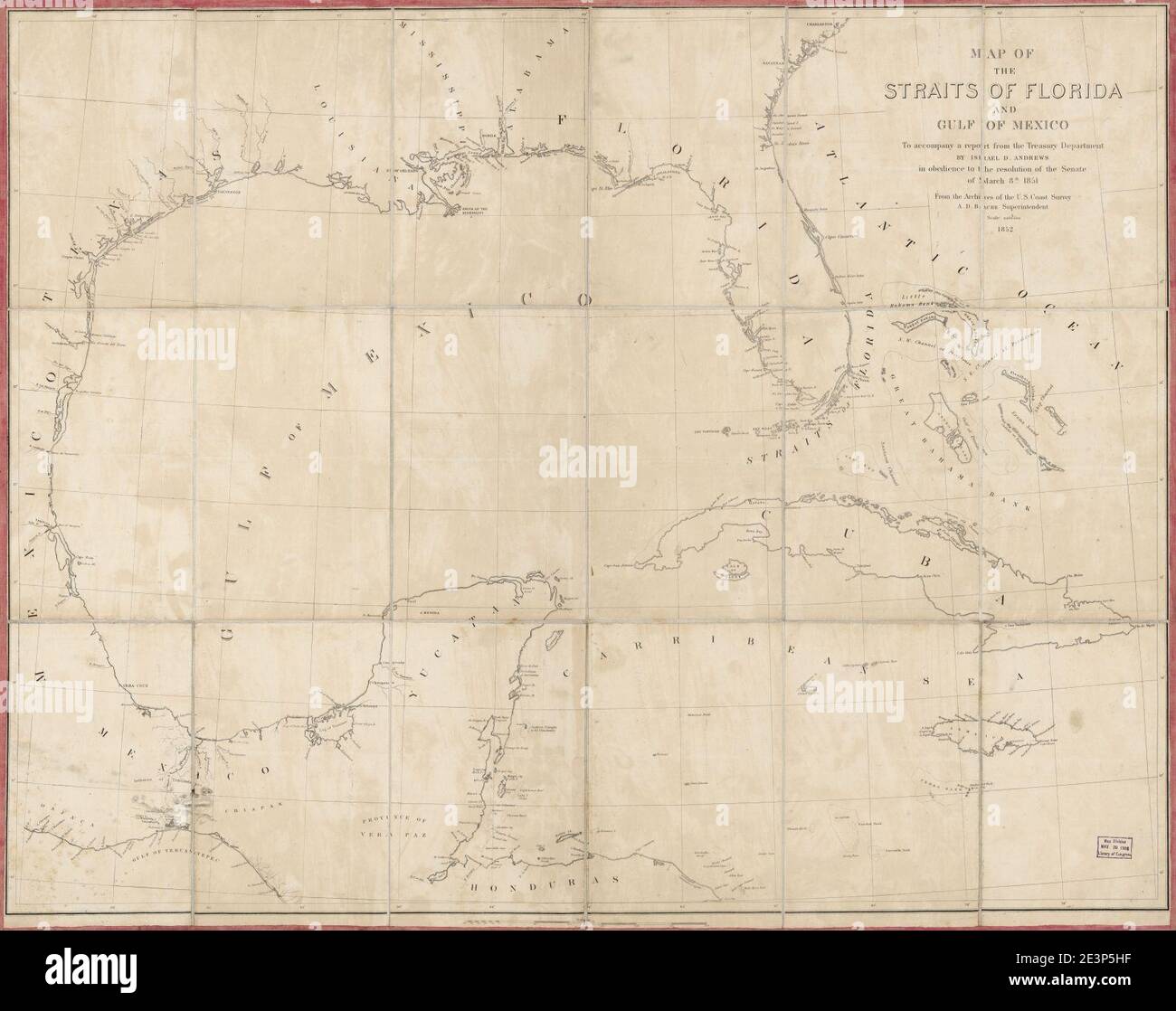 Straits of florida map hi-res stock photography and images - Alamy