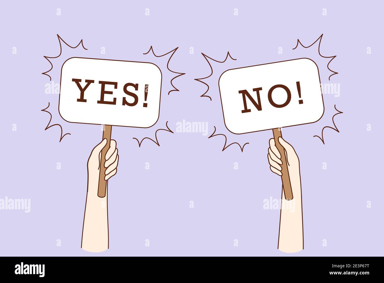 Symbol of dispute Stock Vector Images - Alamy