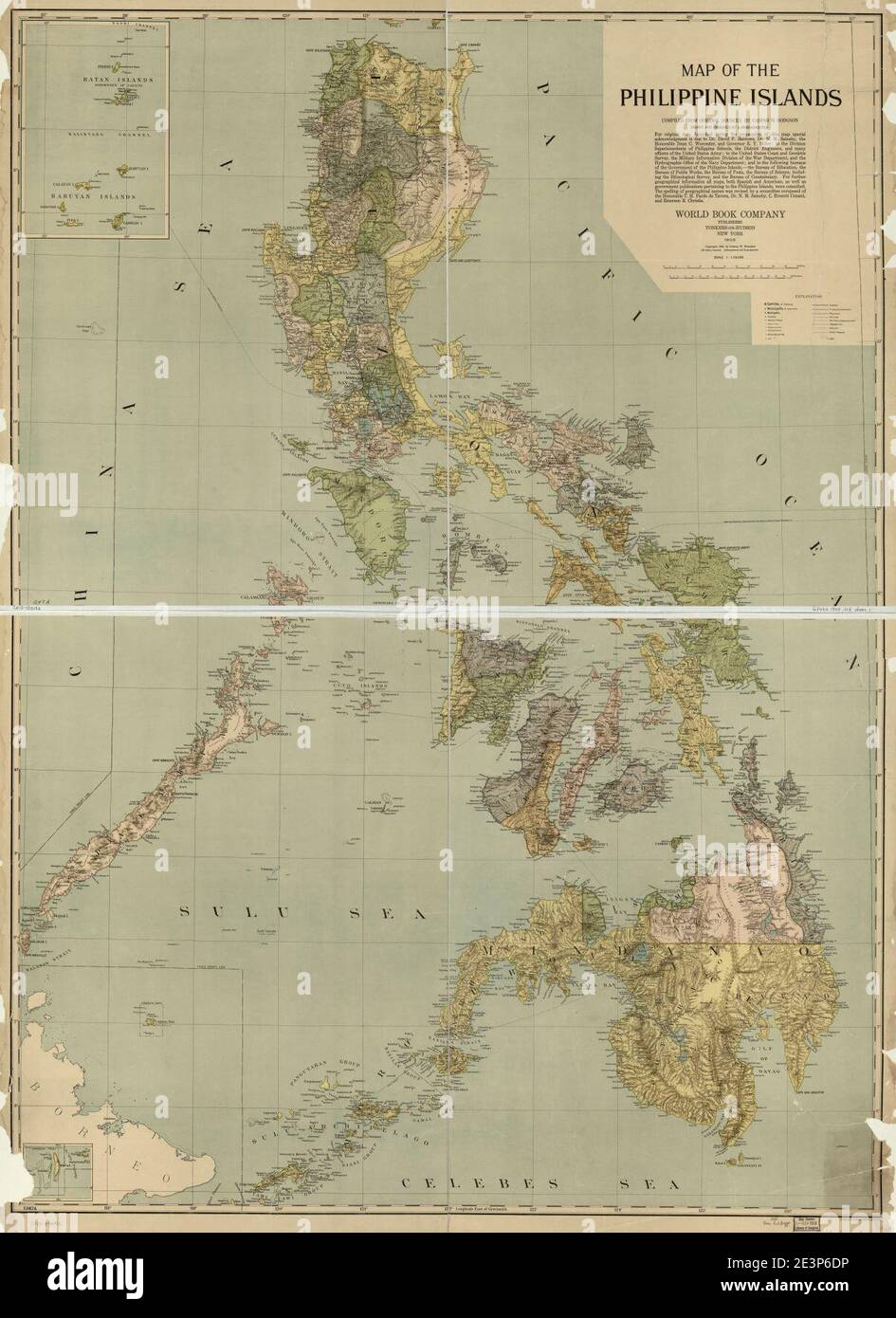 Philippine islands map hi-res stock photography and images - Alamy
