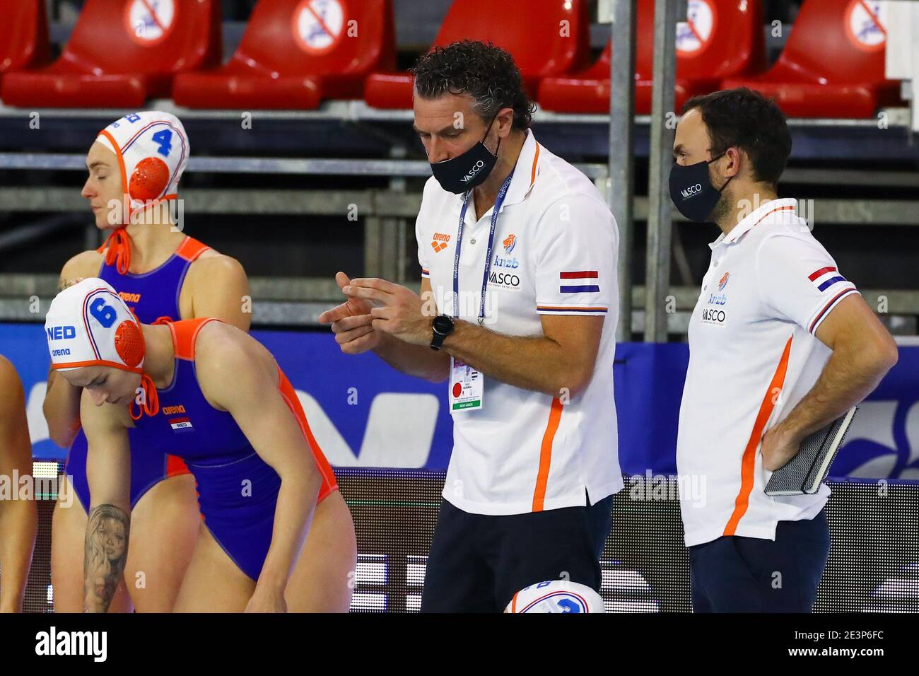 19-01-2021: Waterpolo: Netherlands v Slovakia: Trieste Head coach Arno ...