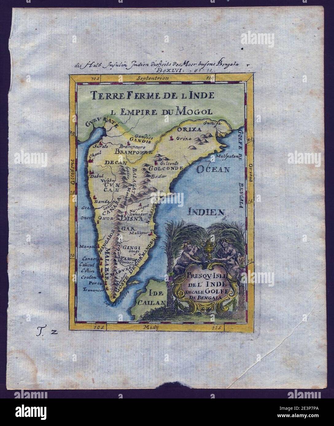 Map of the deccan hi-res stock photography and images - Alamy