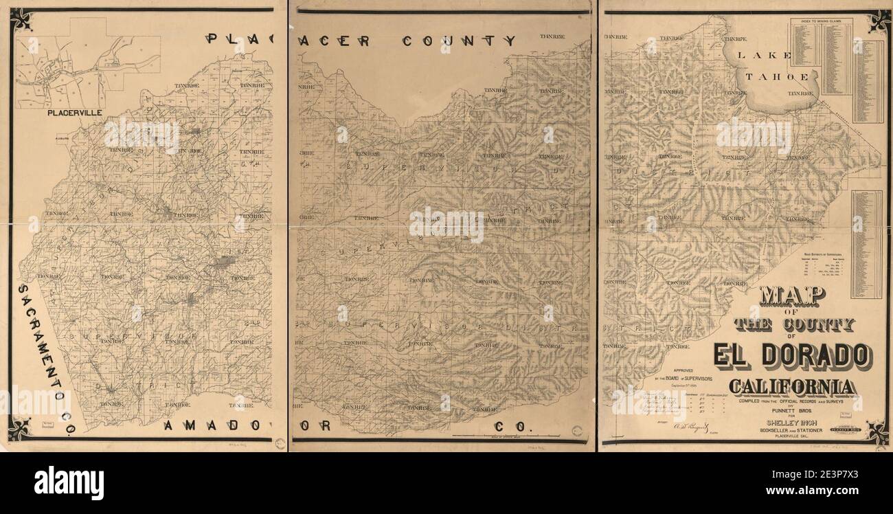 El dorado map hi-res stock photography and images - Alamy