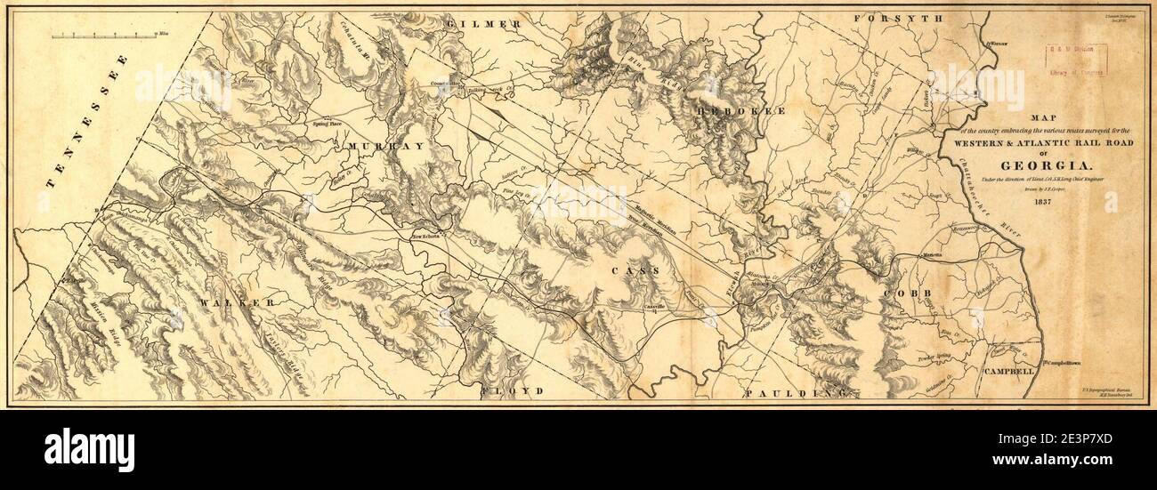 Long georgia map hi-res stock photography and images - Alamy