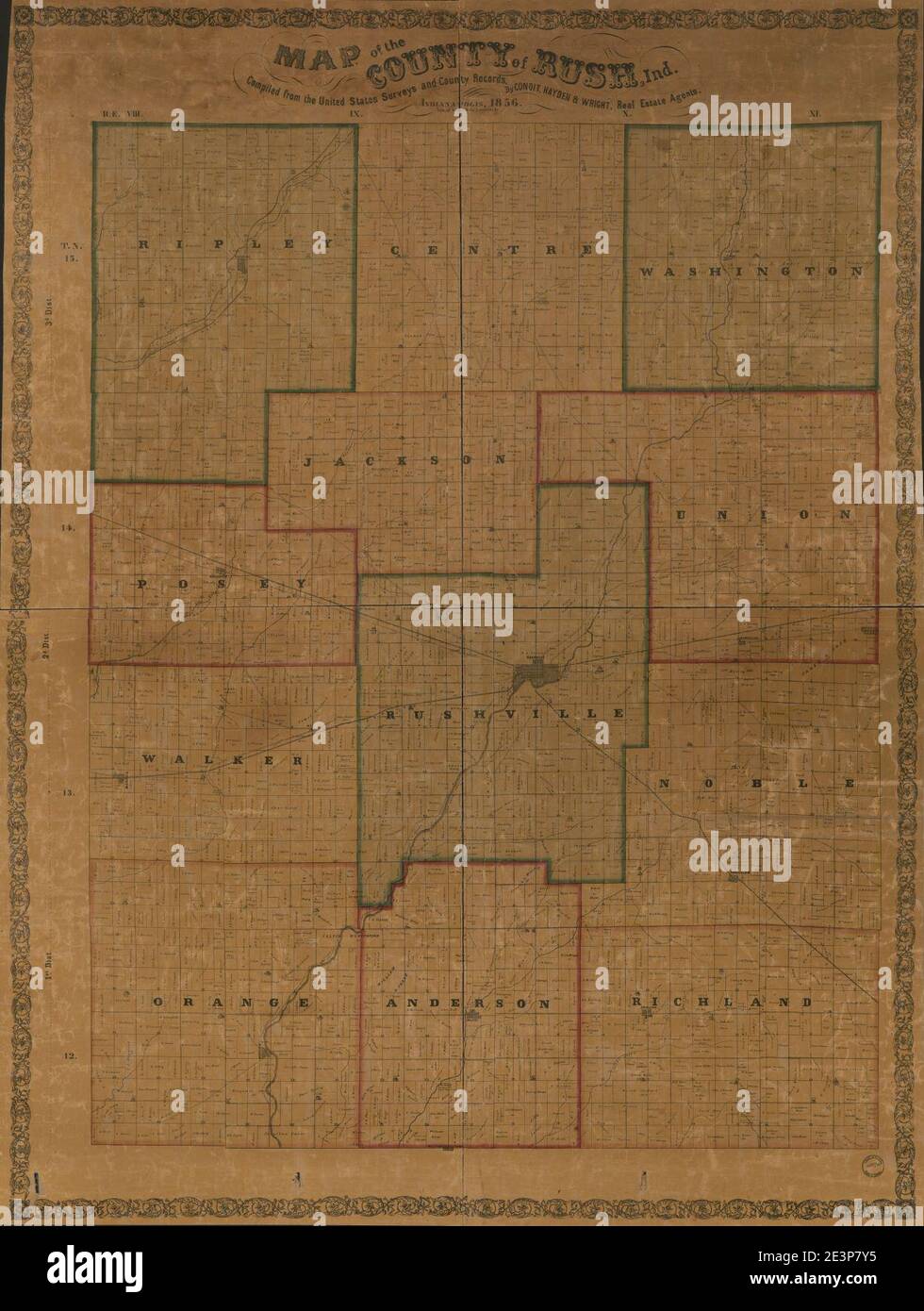 Rush map hi-res stock photography and images - Alamy